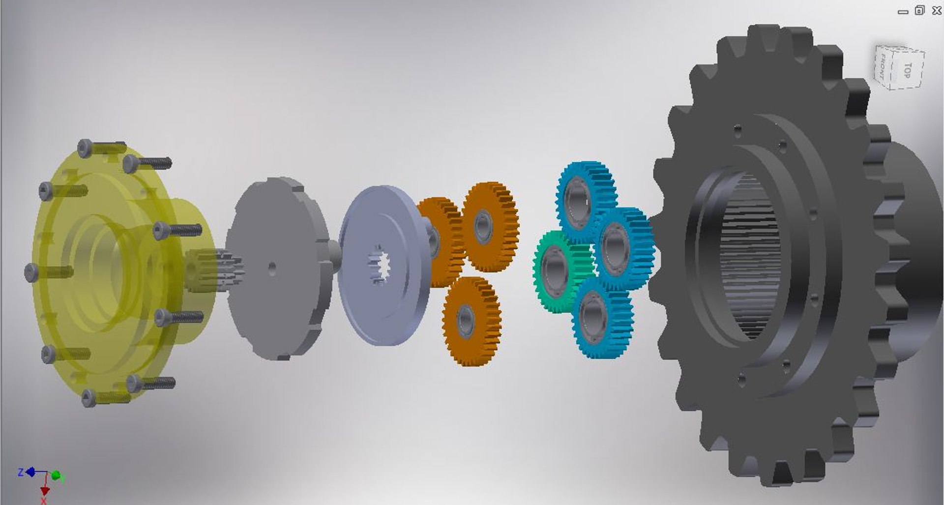 Final Drives Gears 3D Model - TurboSquid 1261943