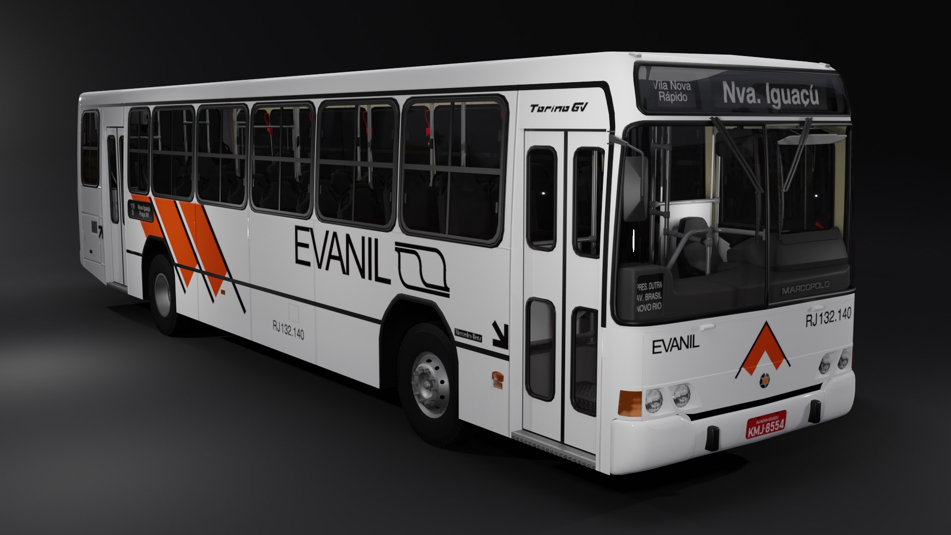 3D Marcopolo Torino GV MB OH-1621L Evanil - TurboSquid 2134418