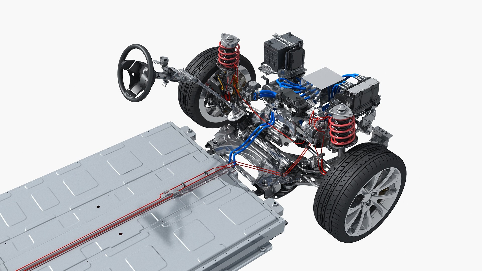 Electric Vehicle Chassis 3D Model - TurboSquid 2038419