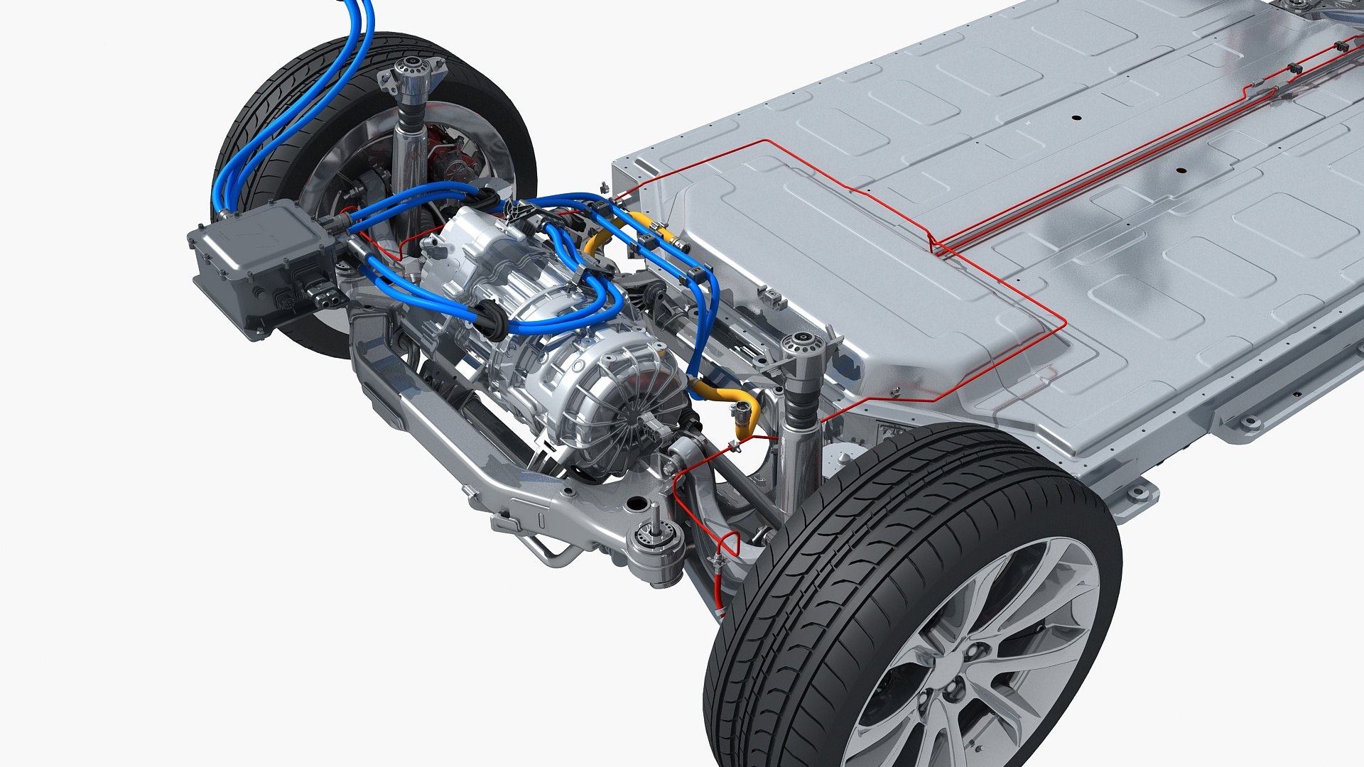 Electric Vehicle Chassis 3D Model - TurboSquid 2038419