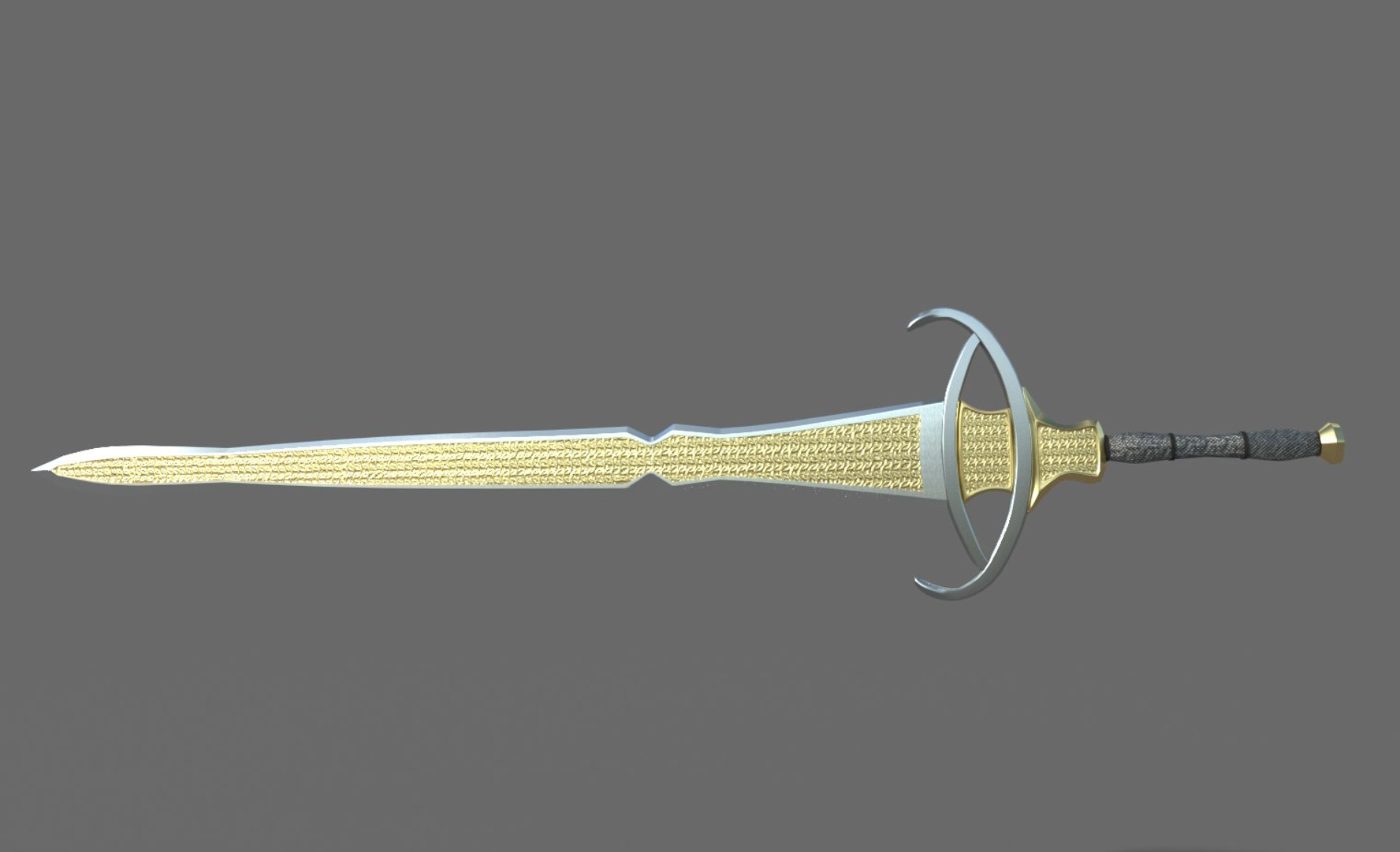 3D Model Ceremonial Knight Blade - TurboSquid 1328504