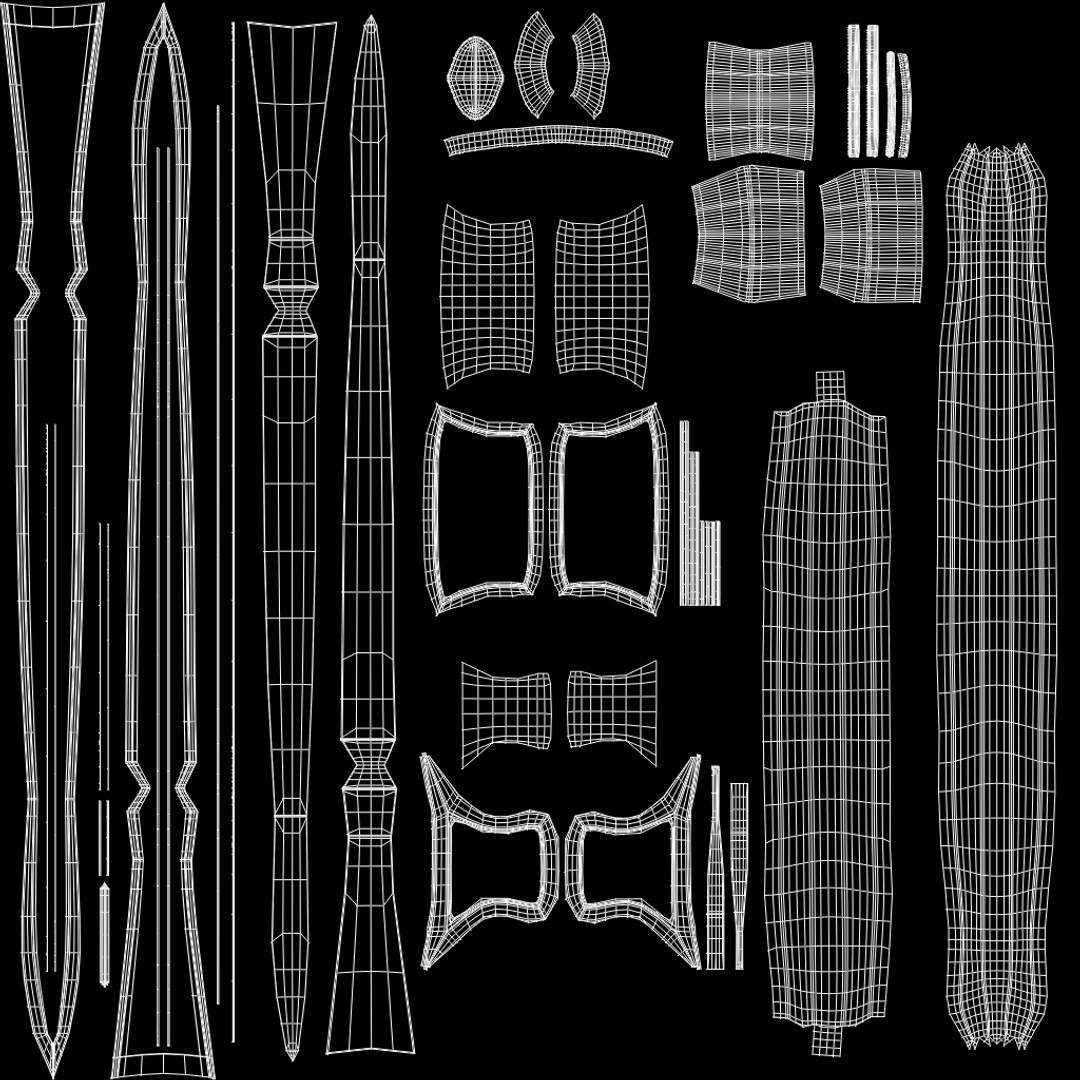 3D Model Ceremonial Knight Blade - TurboSquid 1328504