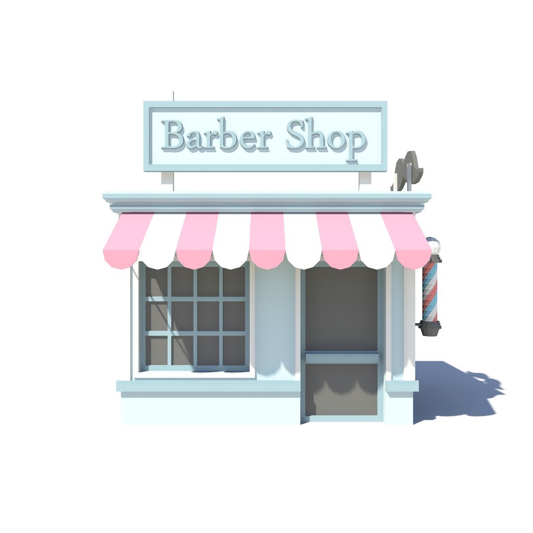 3D Barber Model - TurboSquid 1366314