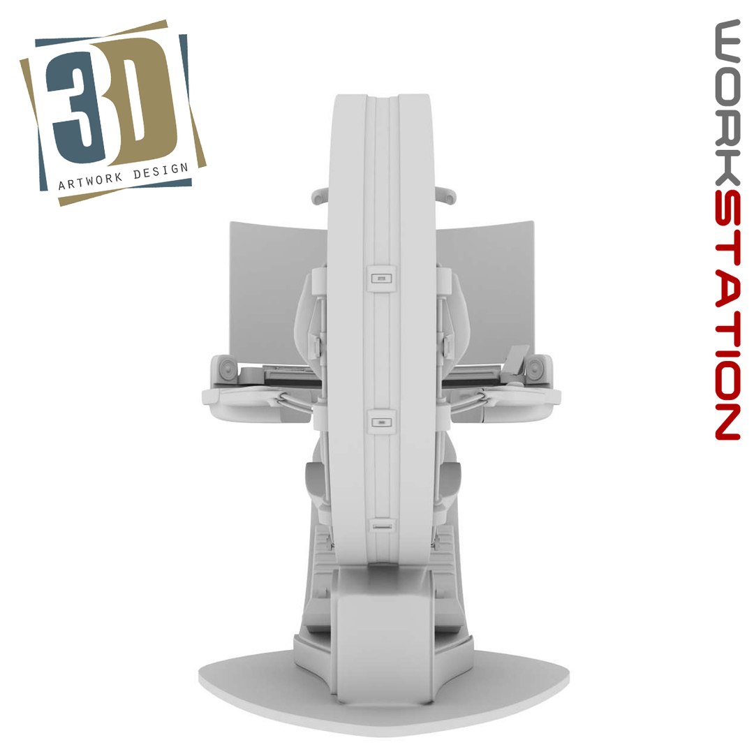 3d Model Work Workstation
