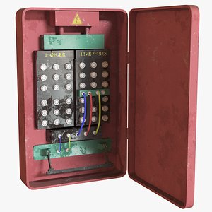 3D Fuse Box - TurboSquid 2090175