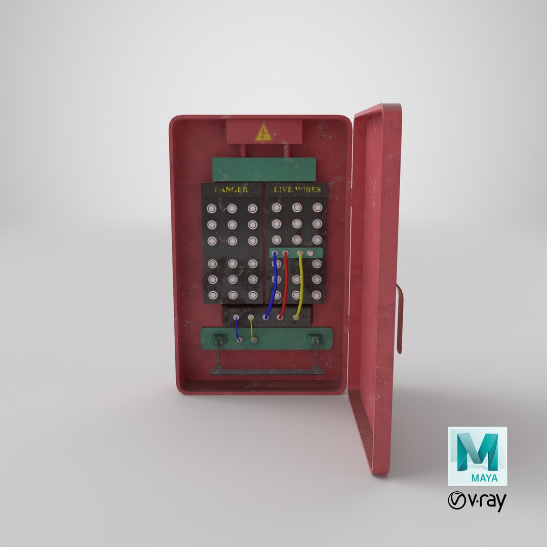 Fuse Box 3D Model - TurboSquid 1236794