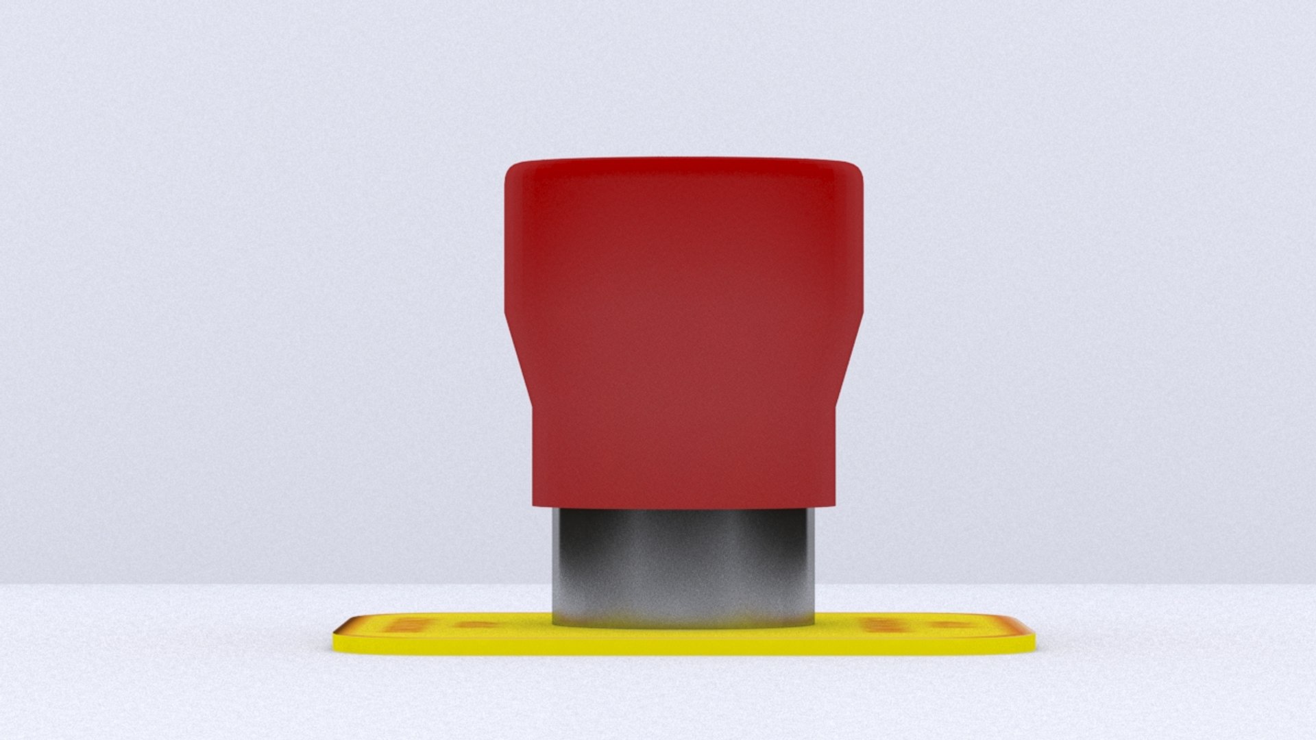 Free 3D Button Emergency - TurboSquid 1326689