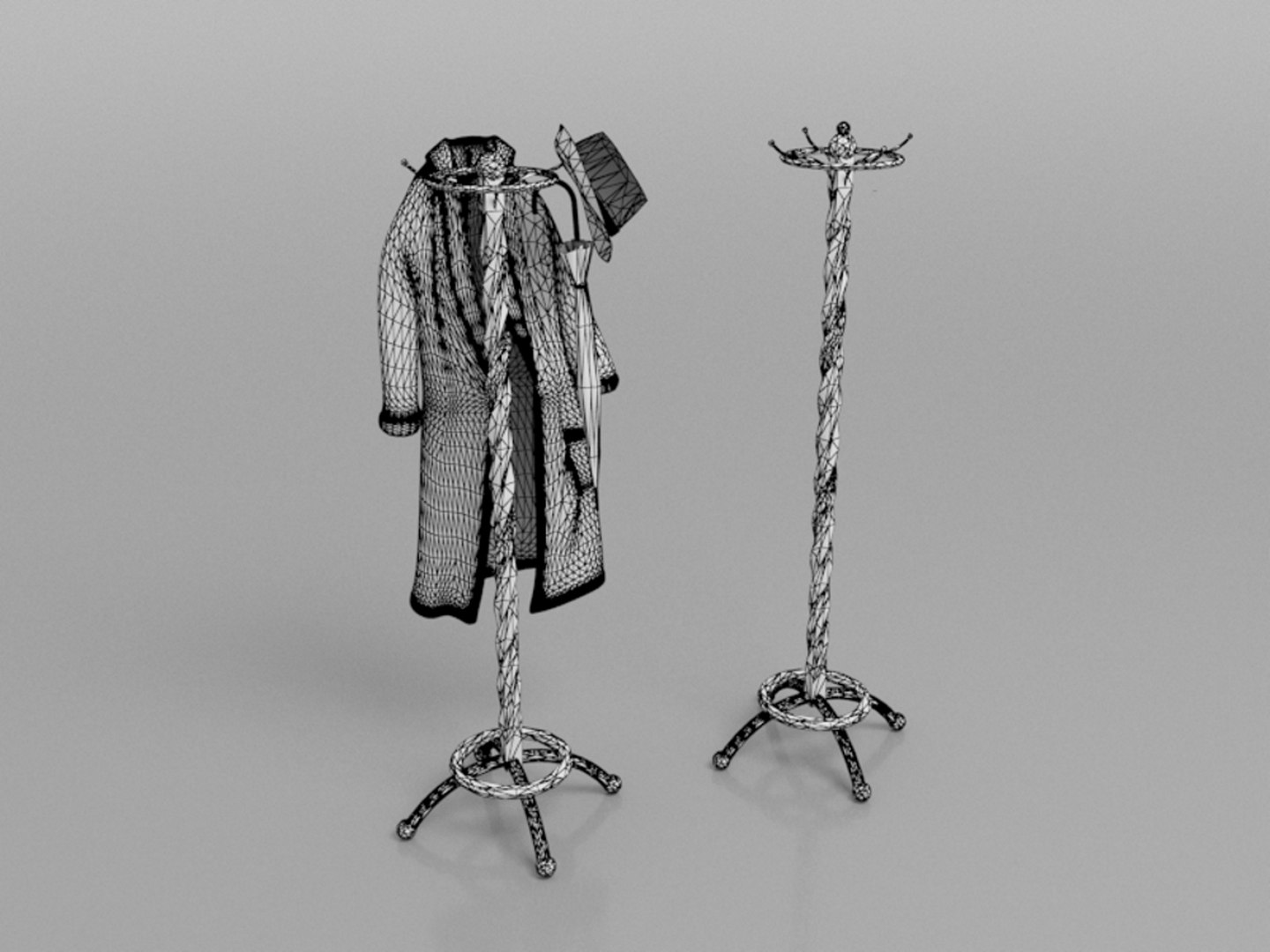 Clothes Hanger 3D Model - TurboSquid 1565981