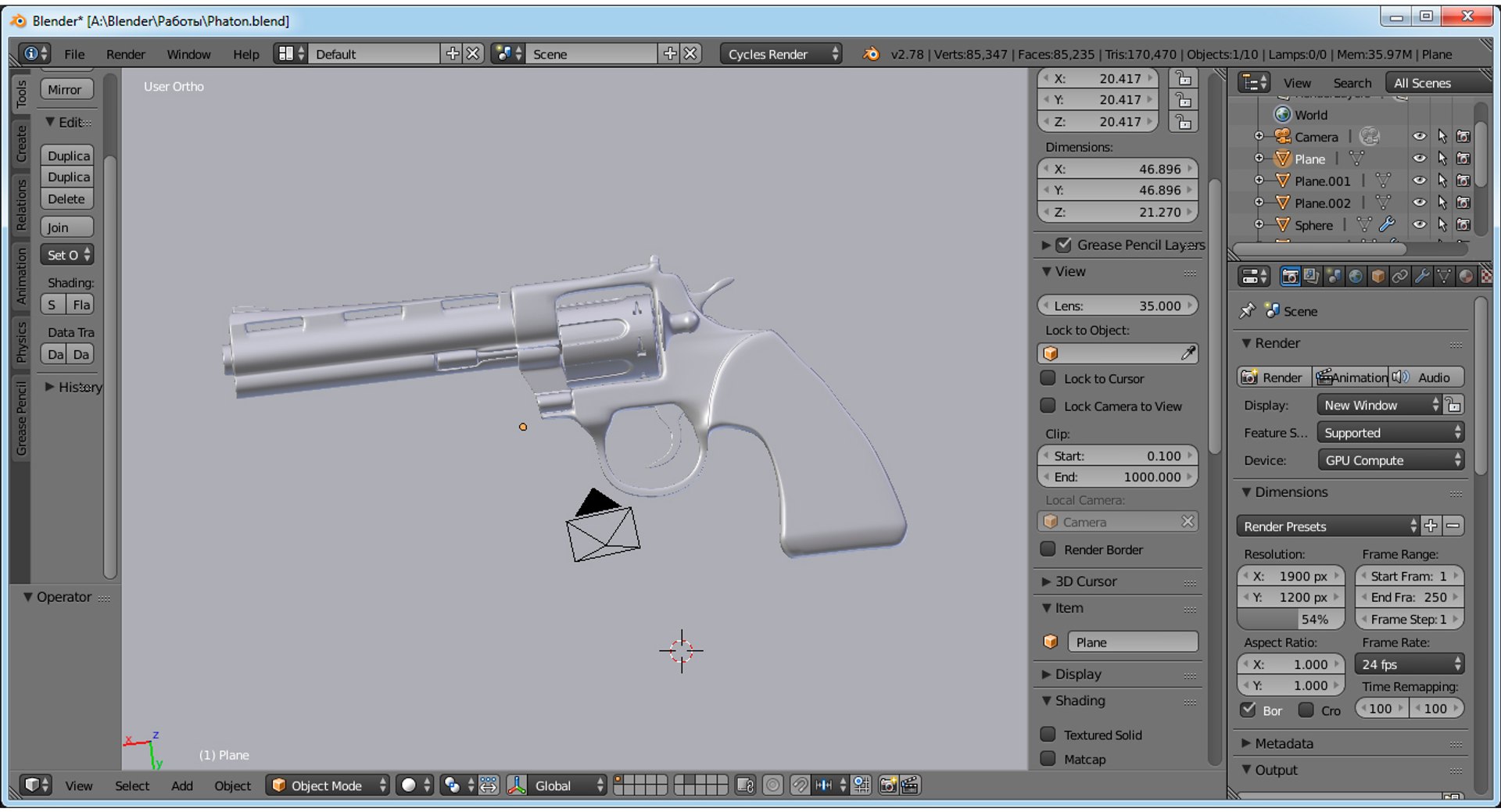 3D 357 Revolver Model - TurboSquid 1246360