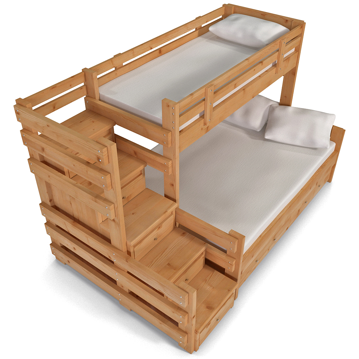 3d bunk bed model