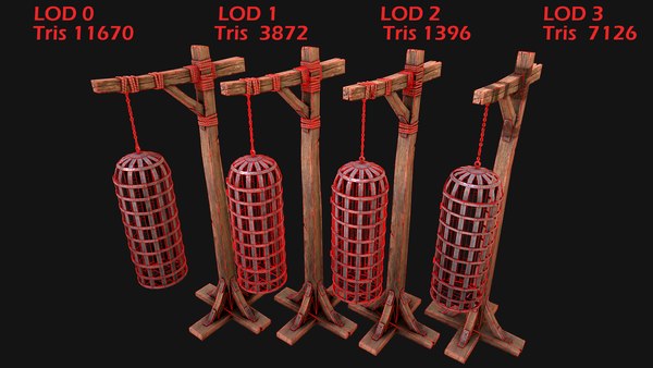 3D Hanging Torture Cage - TurboSquid 1988438