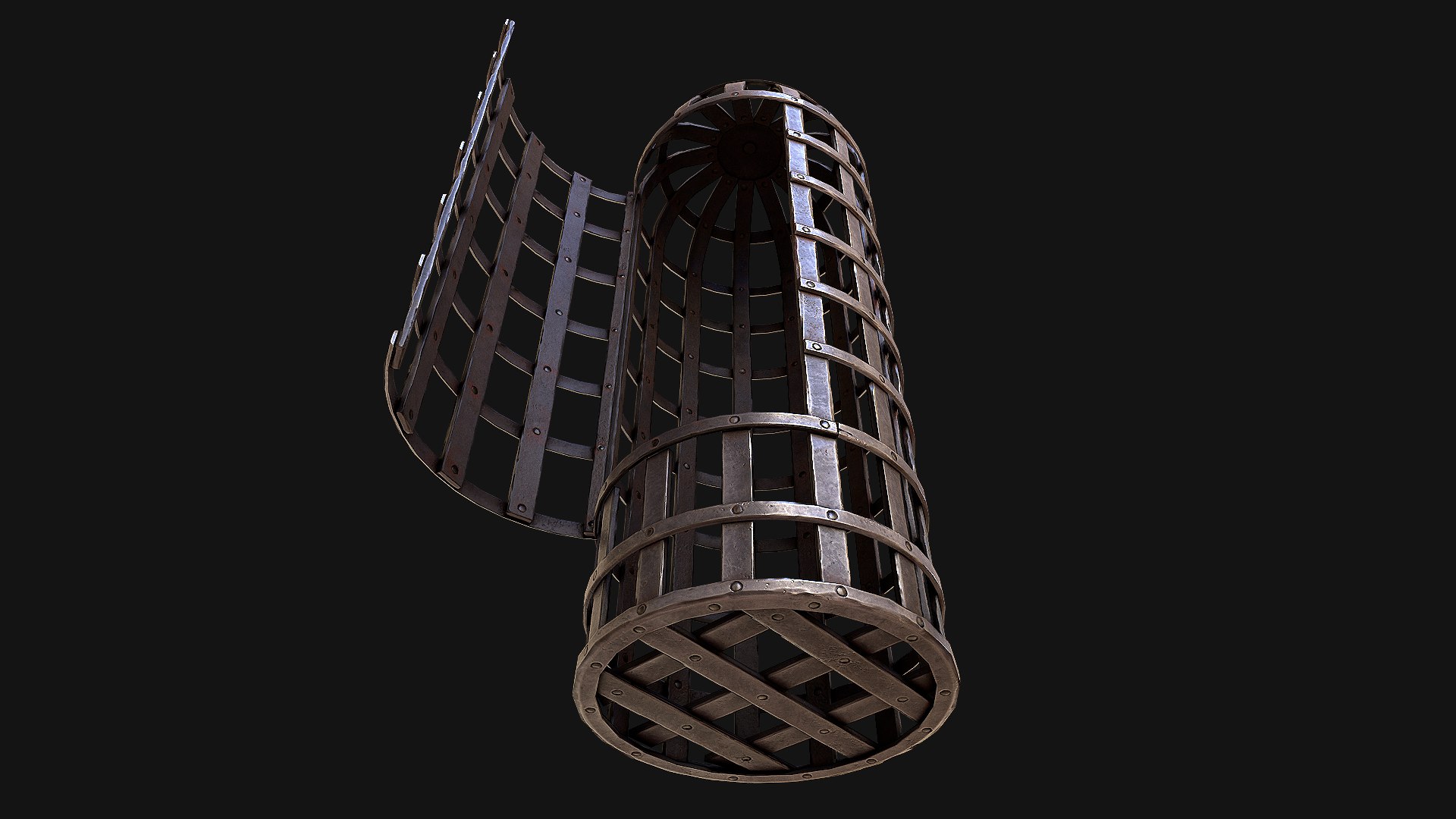 3D Hanging Torture Cage - TurboSquid 1988438