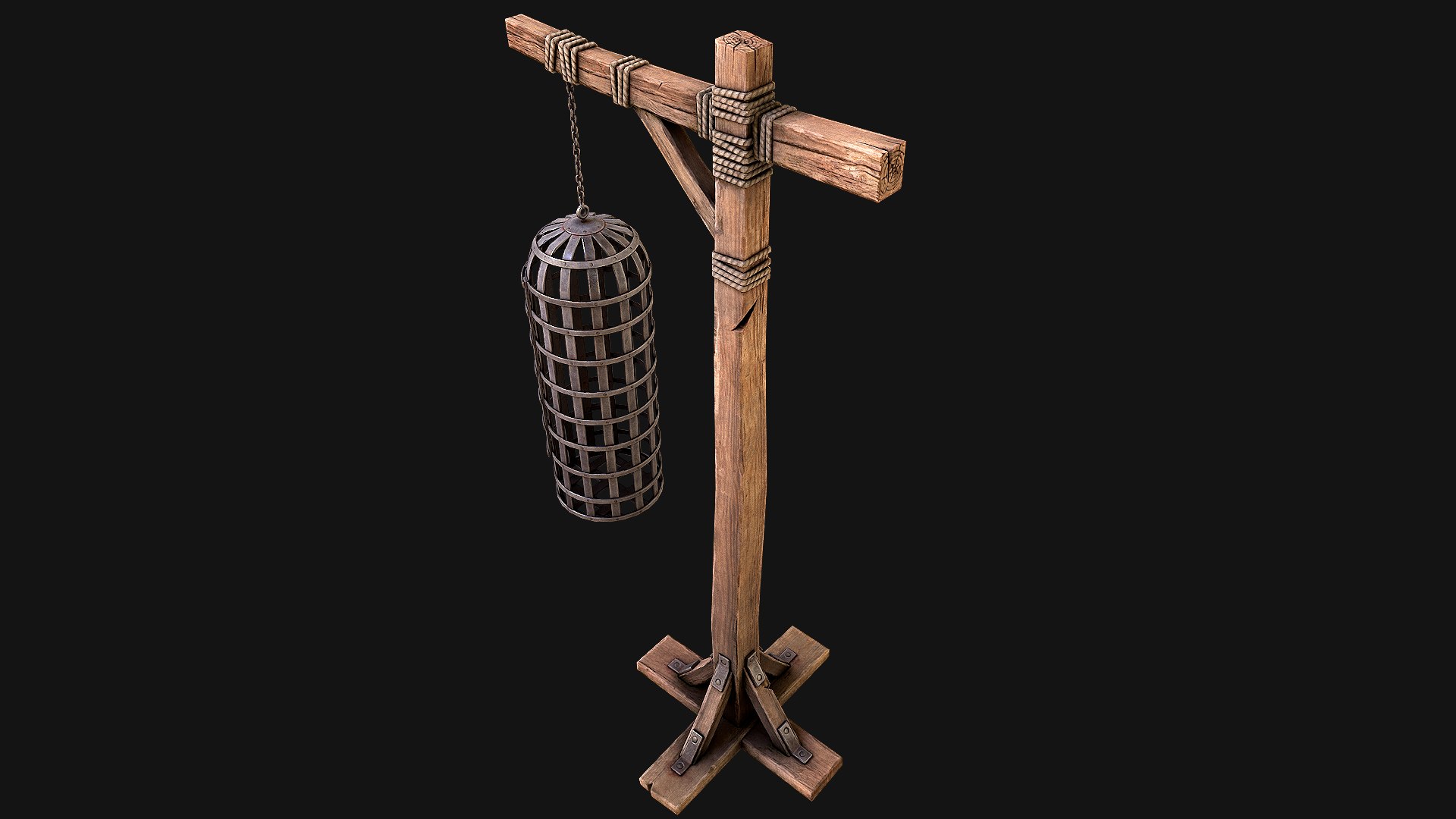 3D Hanging Torture Cage - TurboSquid 1988438