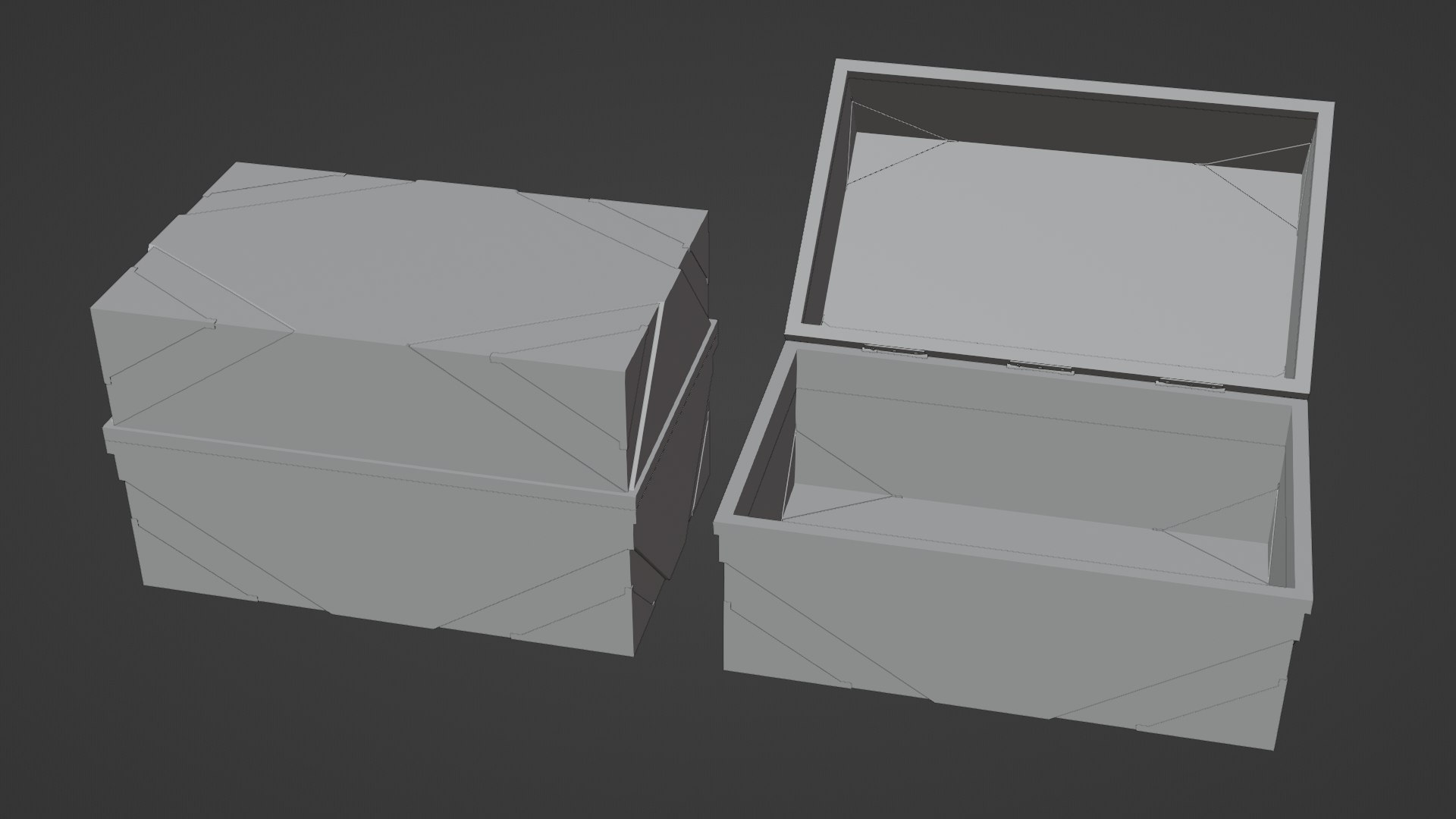 Storage Box Model - TurboSquid 1918726