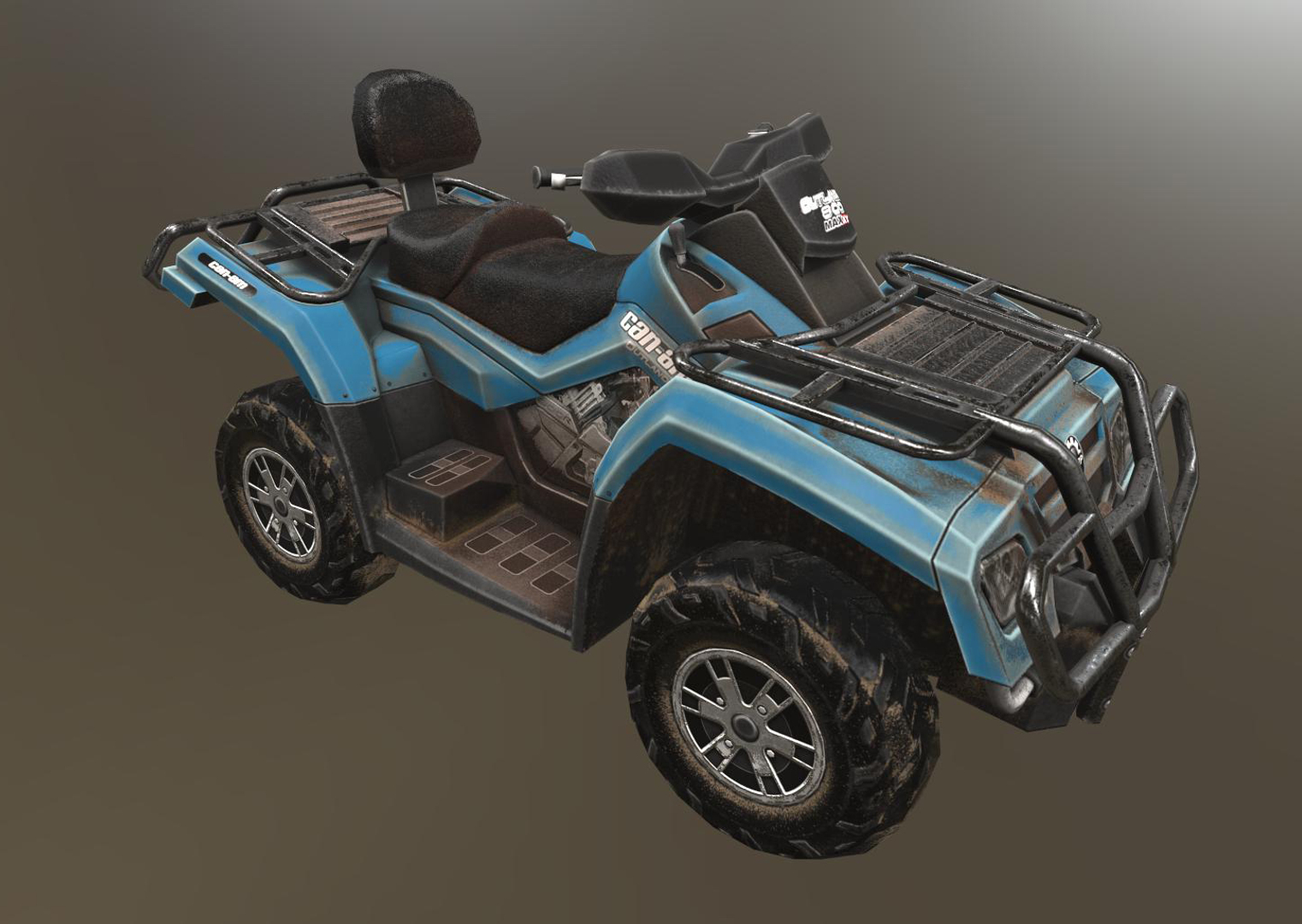Quad Bike 3d Model