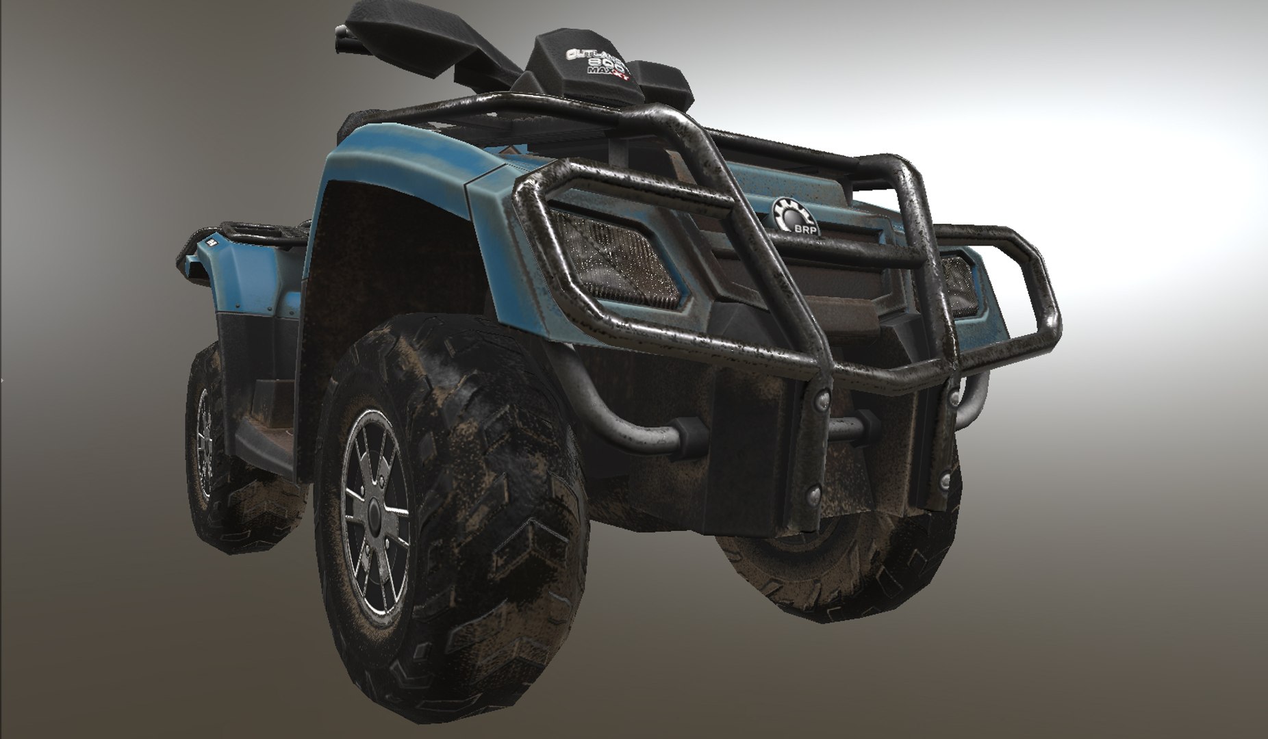 Quad Bike 3d Model