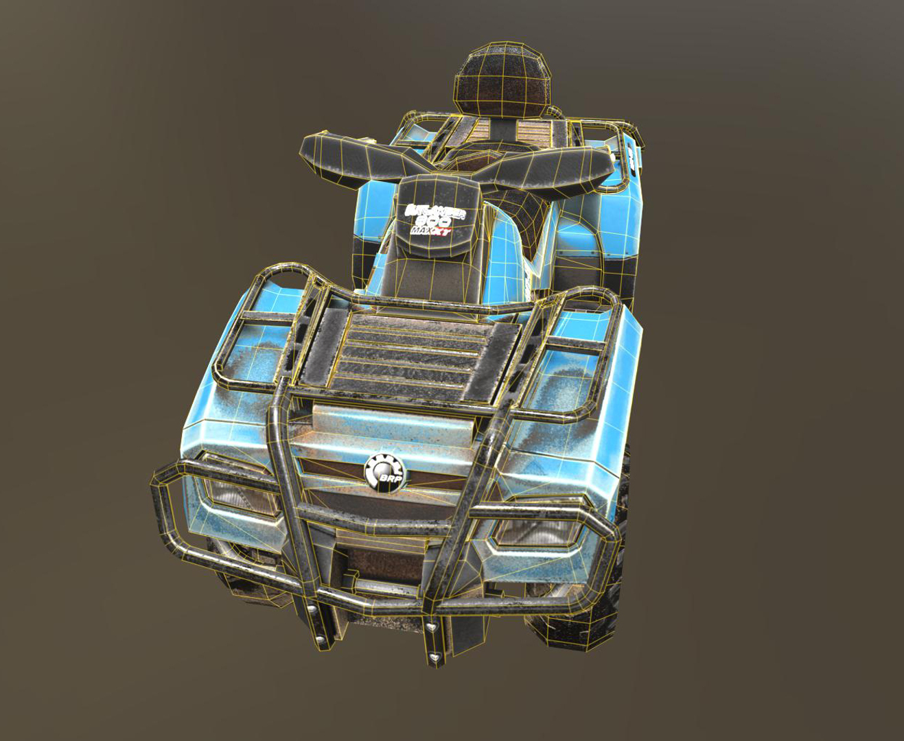 Quad Bike 3d Model