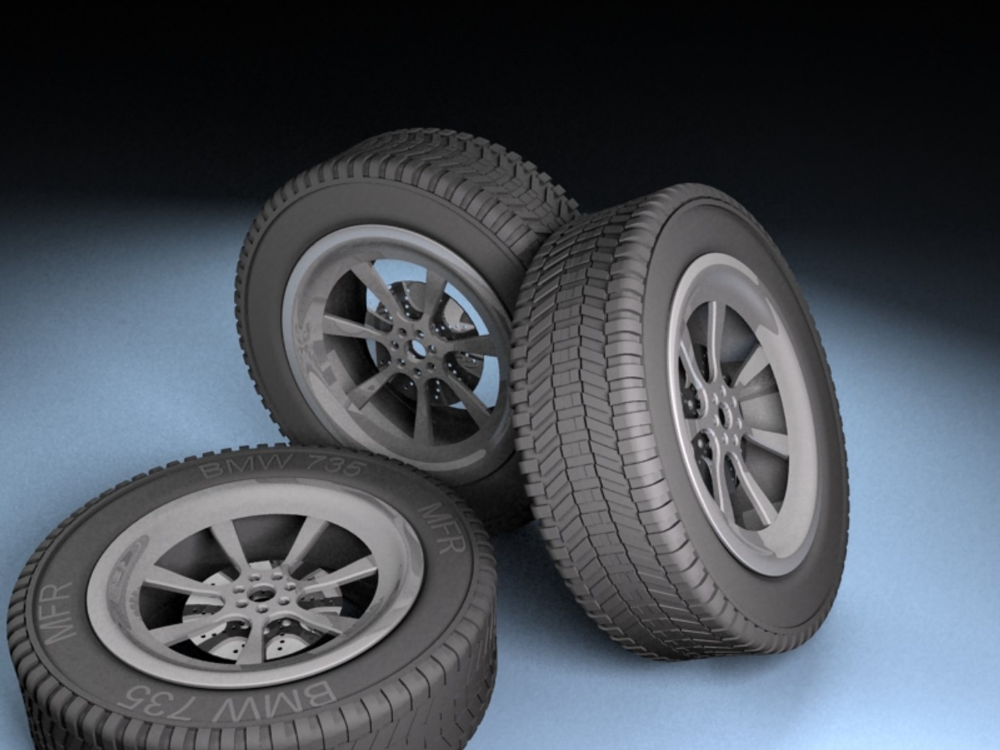 3d Model Rim Tyre