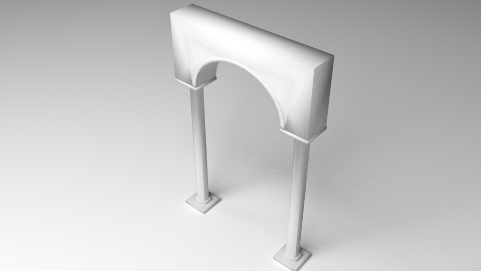 Octagon Gateway 3D Model - TurboSquid 1491064