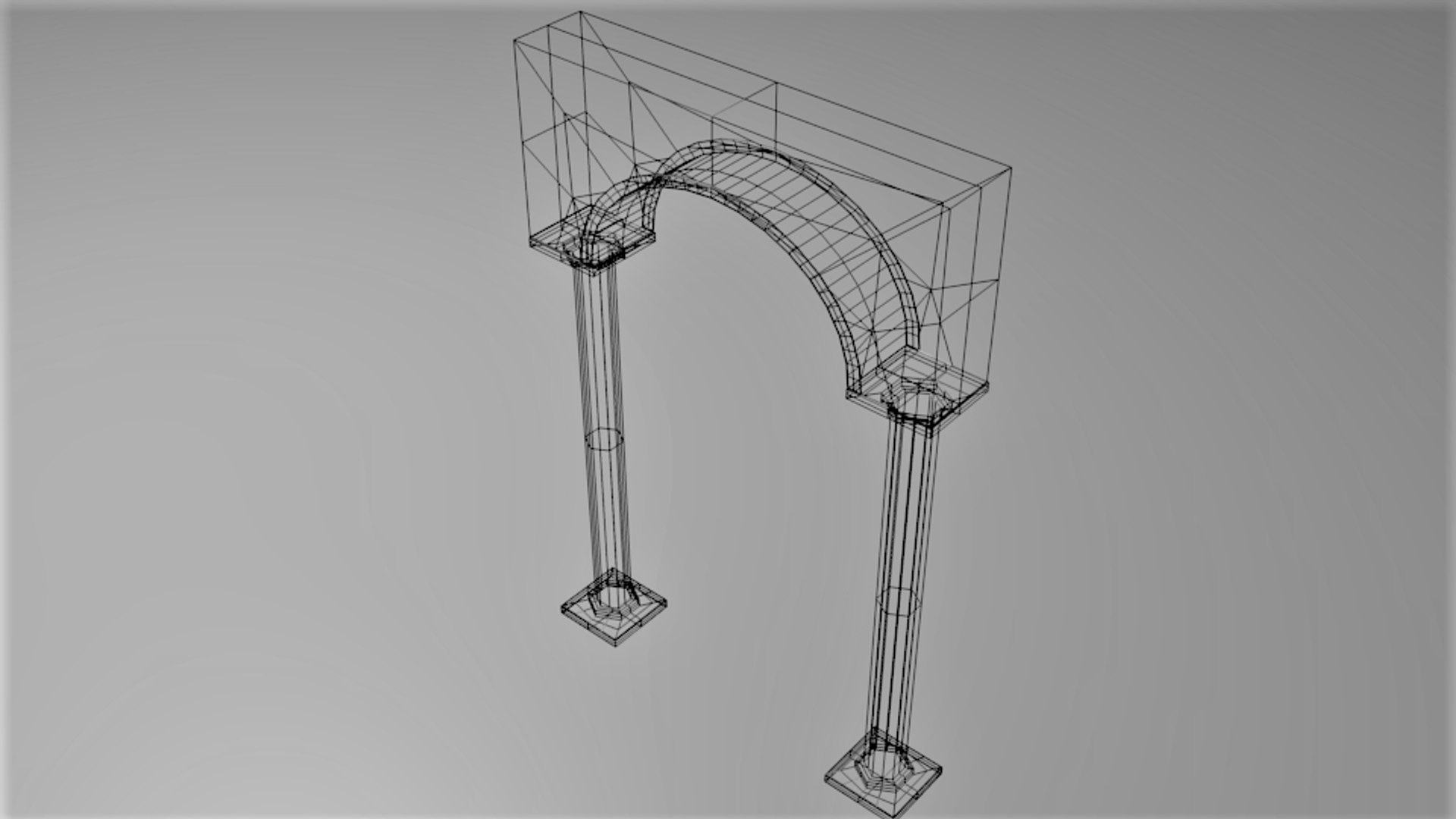 Octagon Gateway 3D Model - TurboSquid 1491064