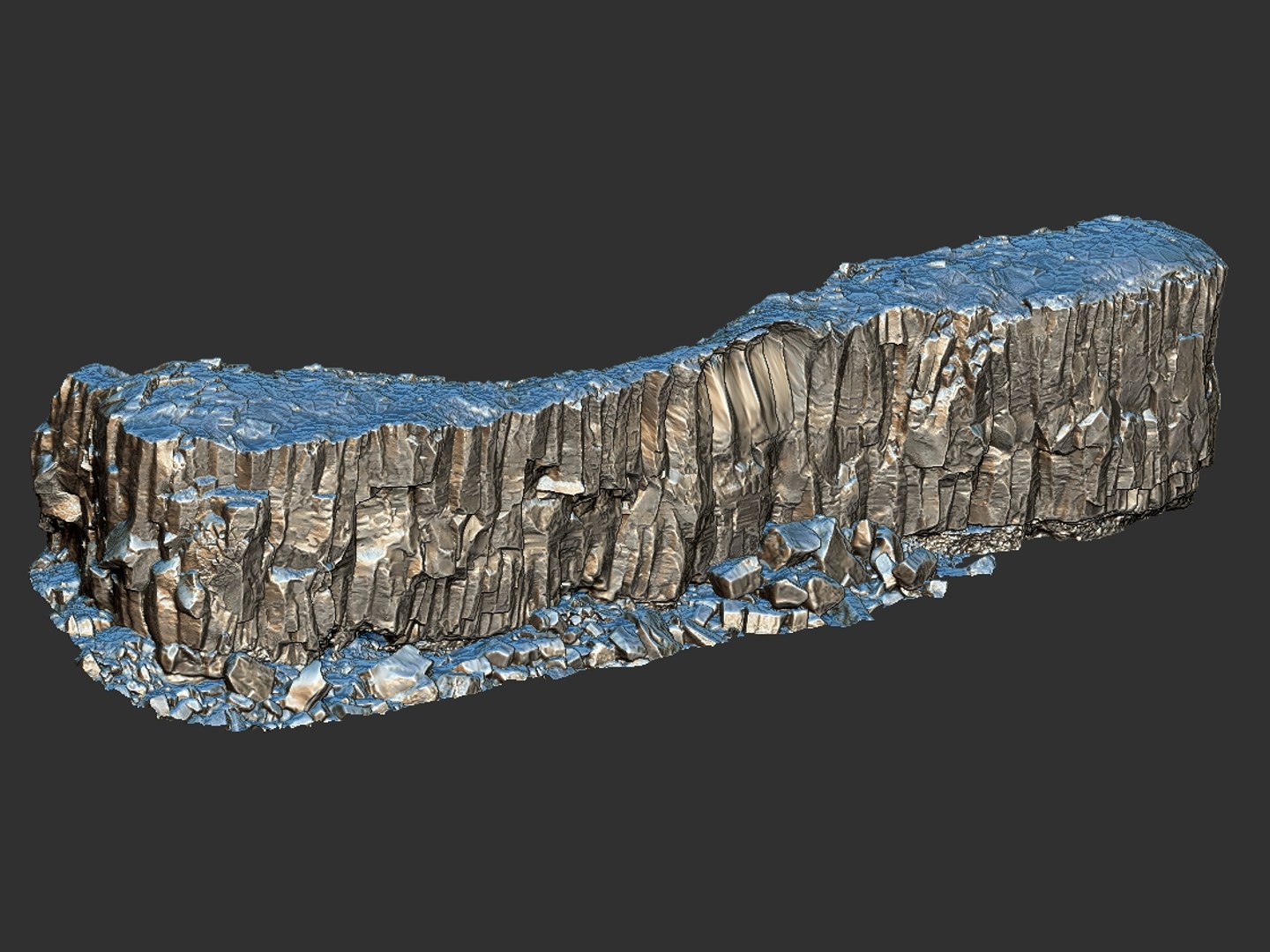 Iceland Basalt Cliff Pack 3D - TurboSquid 1606238