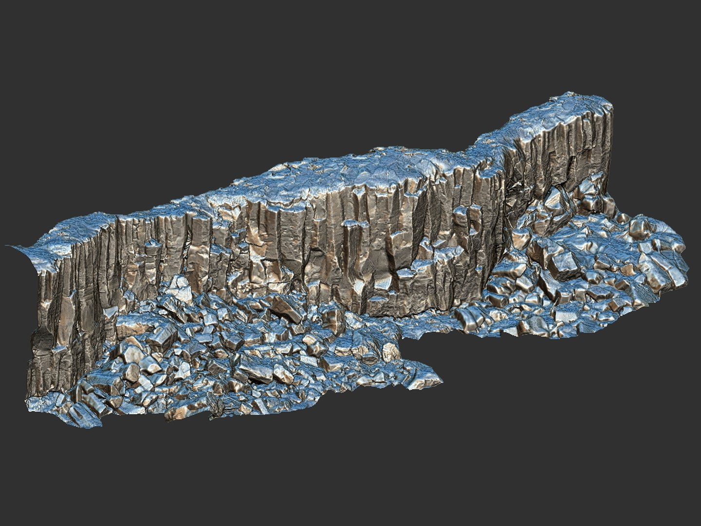 Iceland Basalt Cliff Pack 3D - TurboSquid 1606238