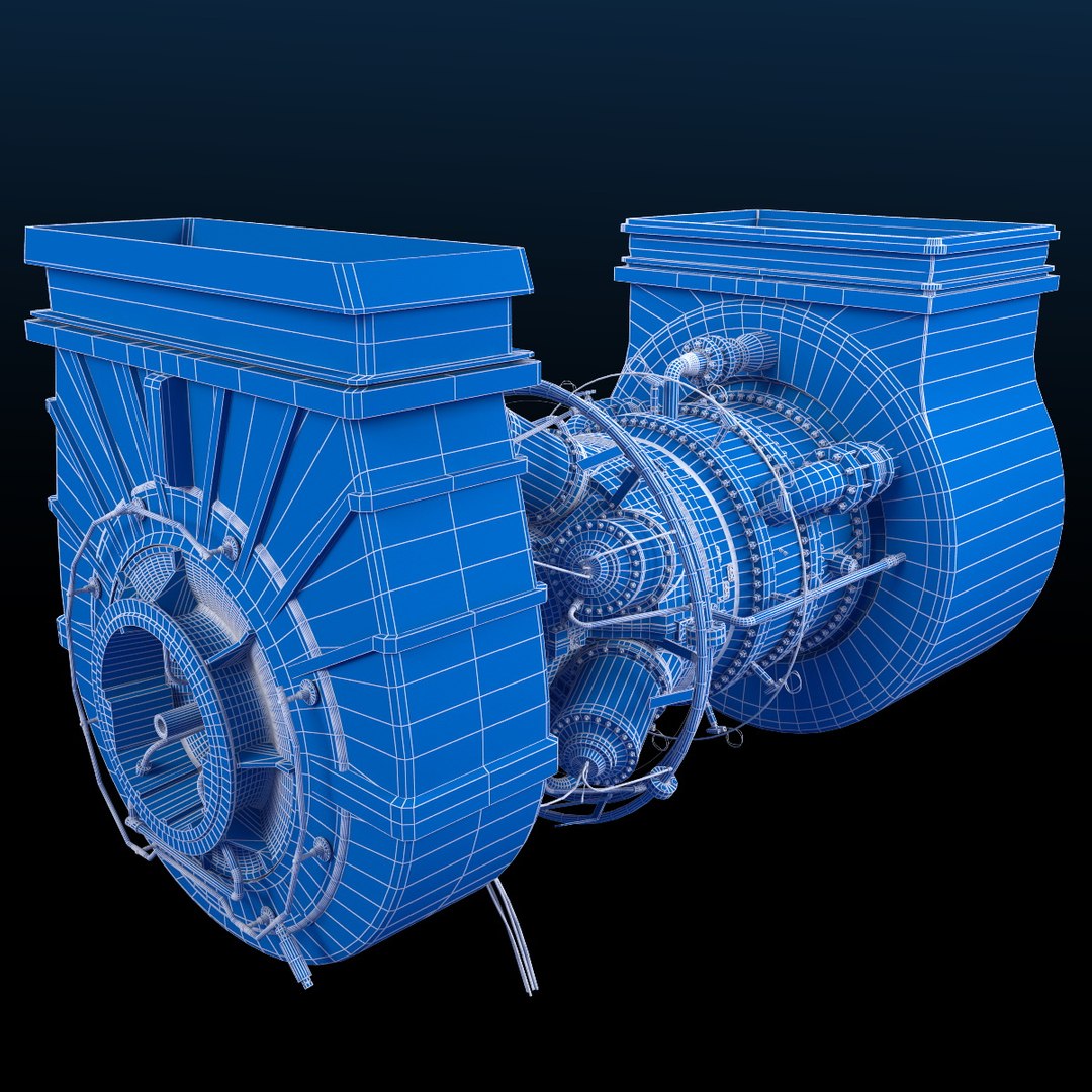 Turbine Engines 3d Max