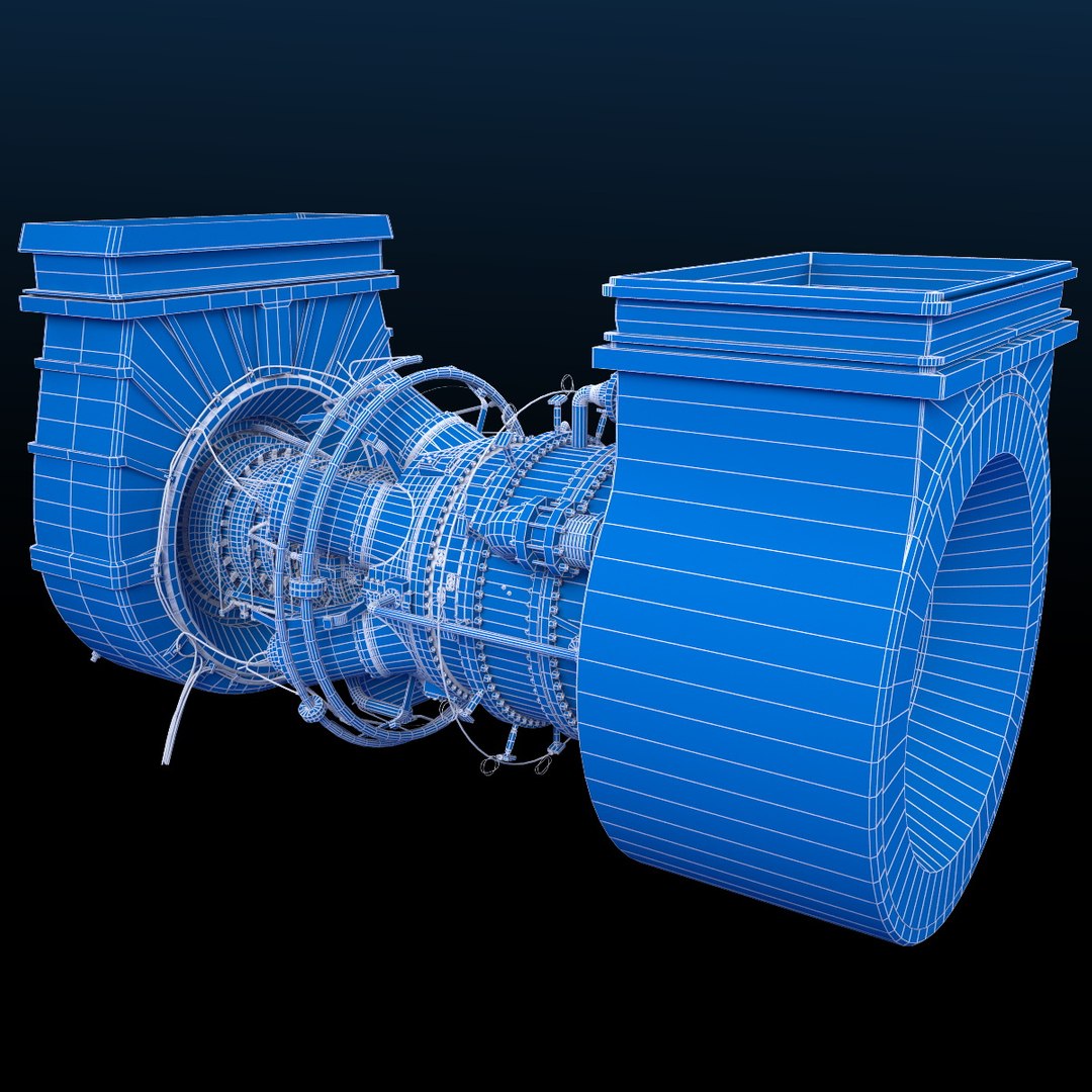 Turbine Engines 3d Max