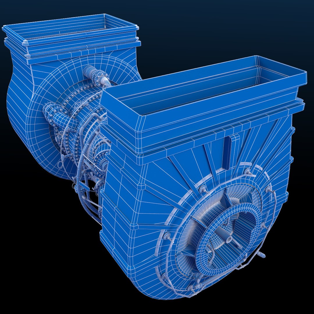 Turbine Engines 3d Max