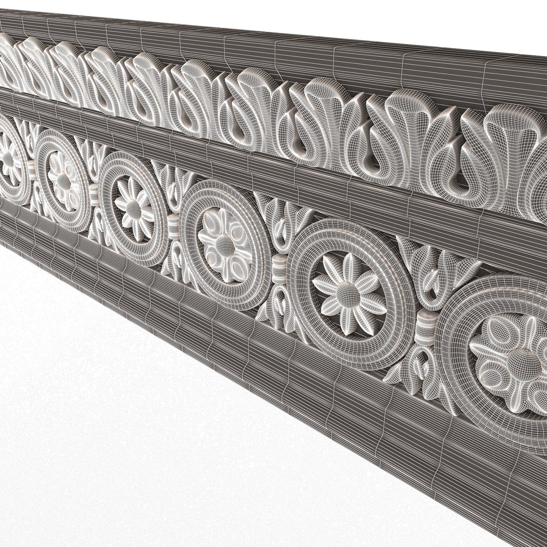 3D Ornament Element Molding 011 - TurboSquid 1873663