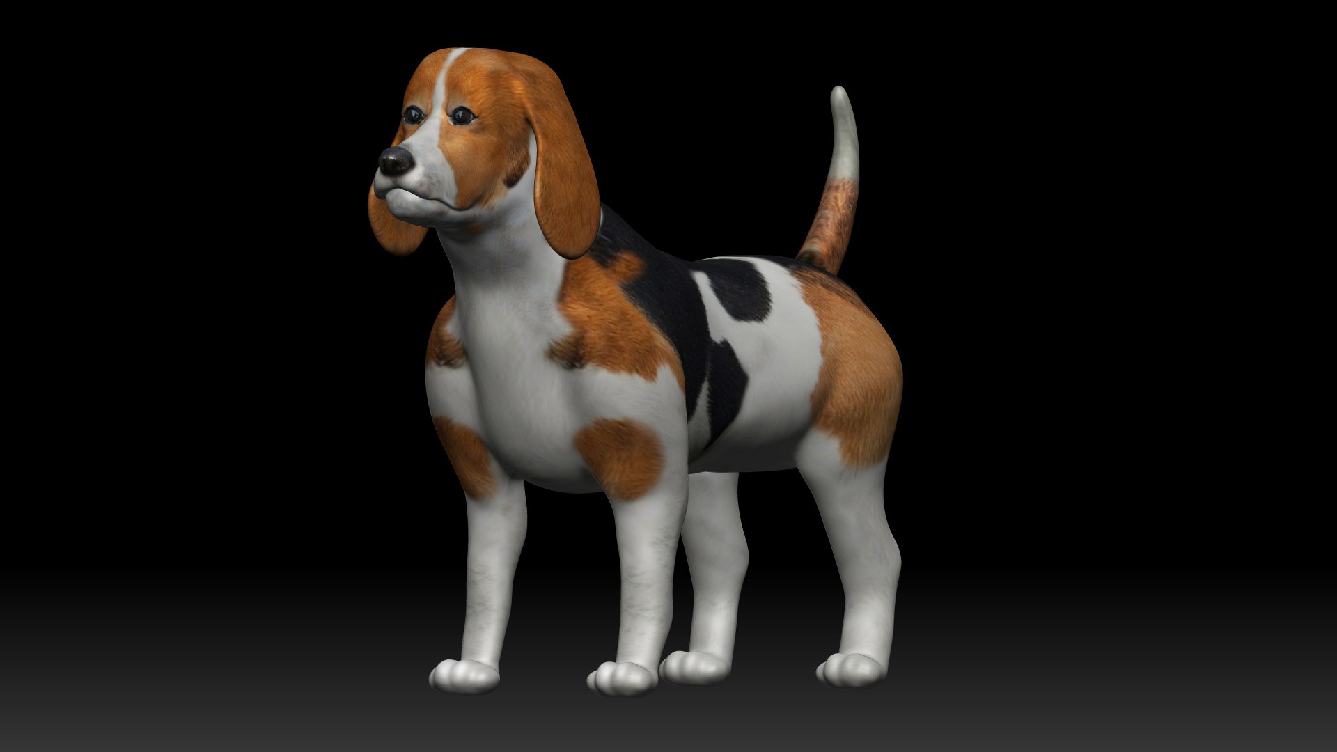 Fully Rigged Low Poly Beagle Model - TurboSquid 1738596