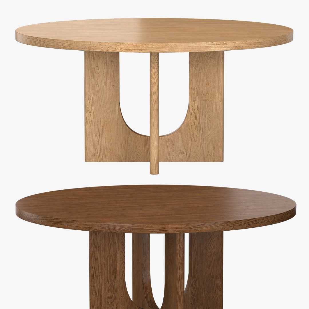 3D model BRETON ROUND DINING TABLE - TurboSquid 1972129
