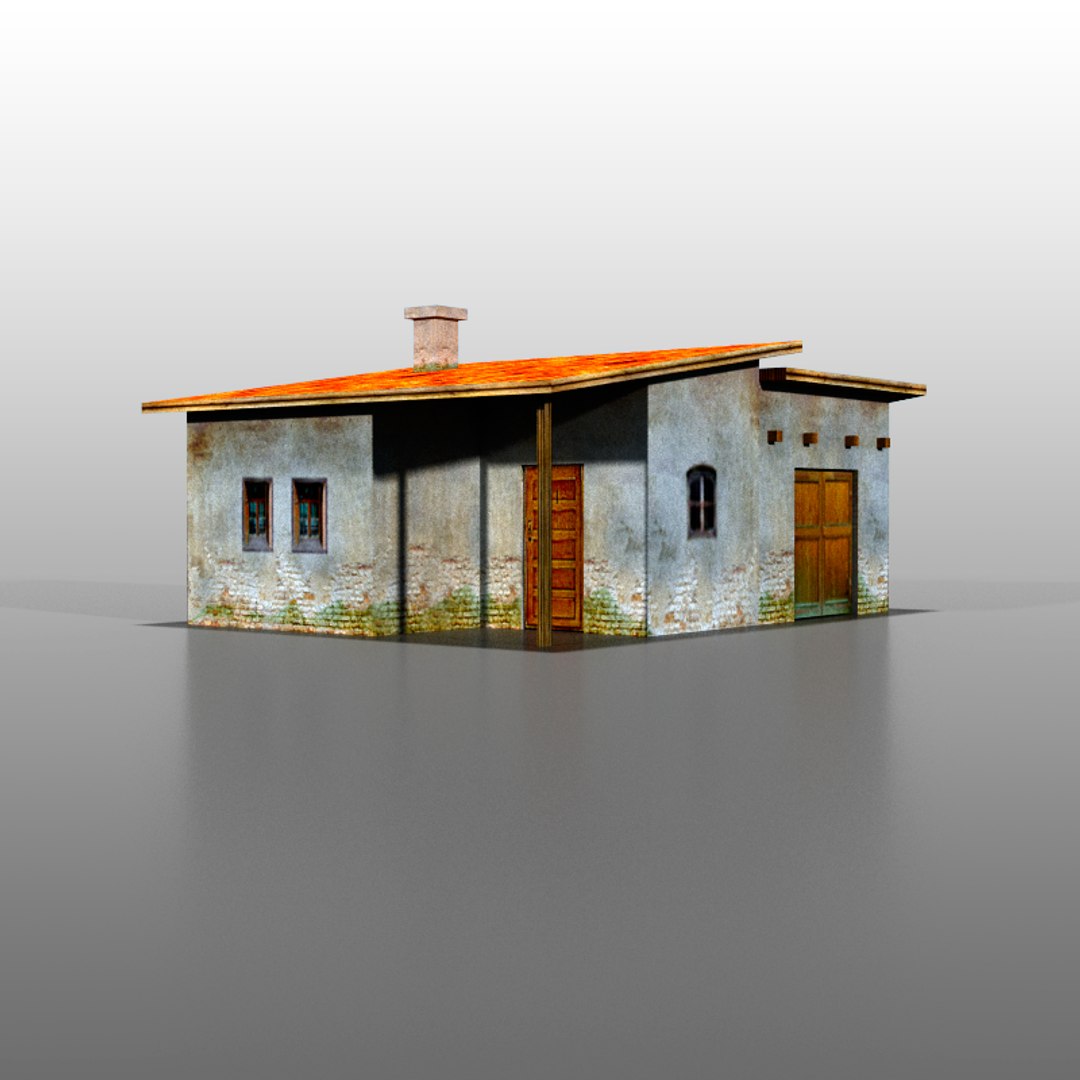 3d Spanish House Model