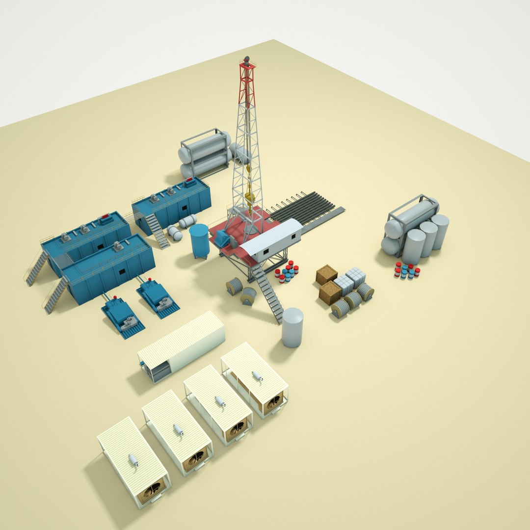 3D Land Drilling Rigs - TurboSquid 1603543