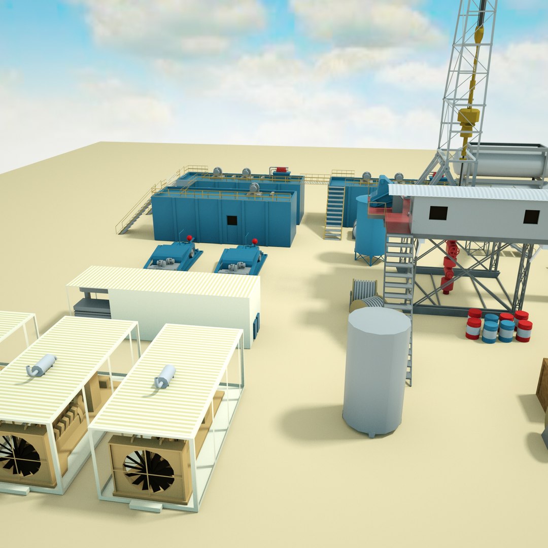 3D Land Drilling Rigs - TurboSquid 1603543