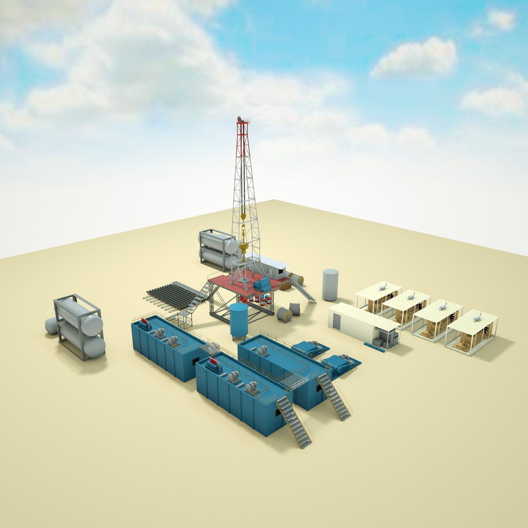 3D Land Drilling Rigs - TurboSquid 1603543