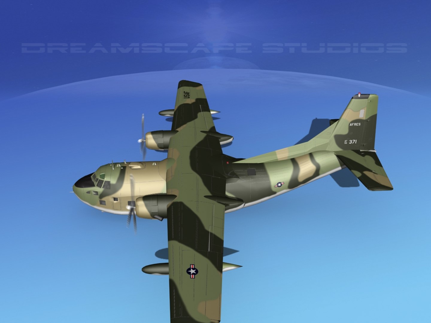 Aircraft Military 5 Fairchild 3D Model - TurboSquid 1203902