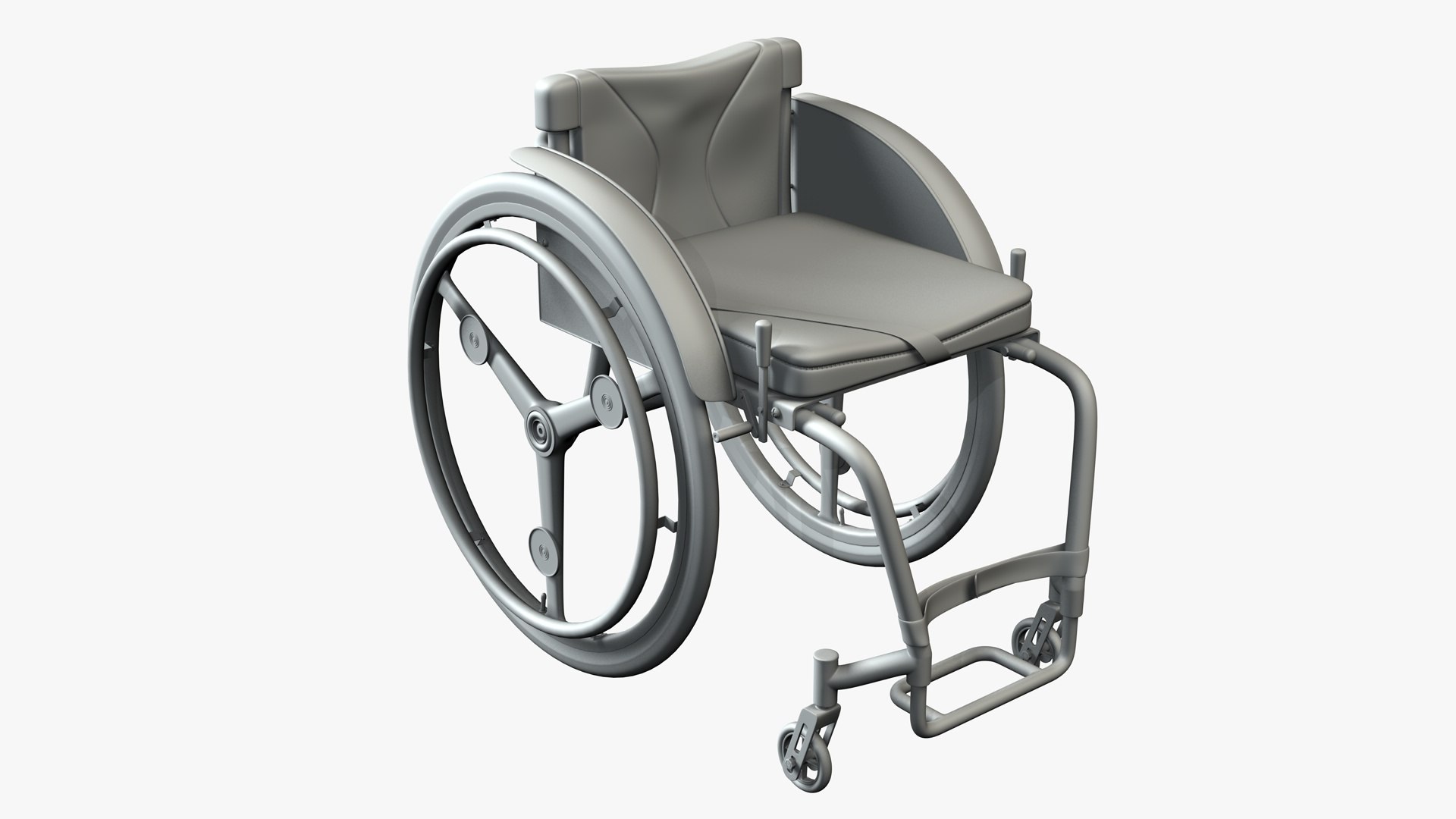 3d Model Of Active Wheelchair