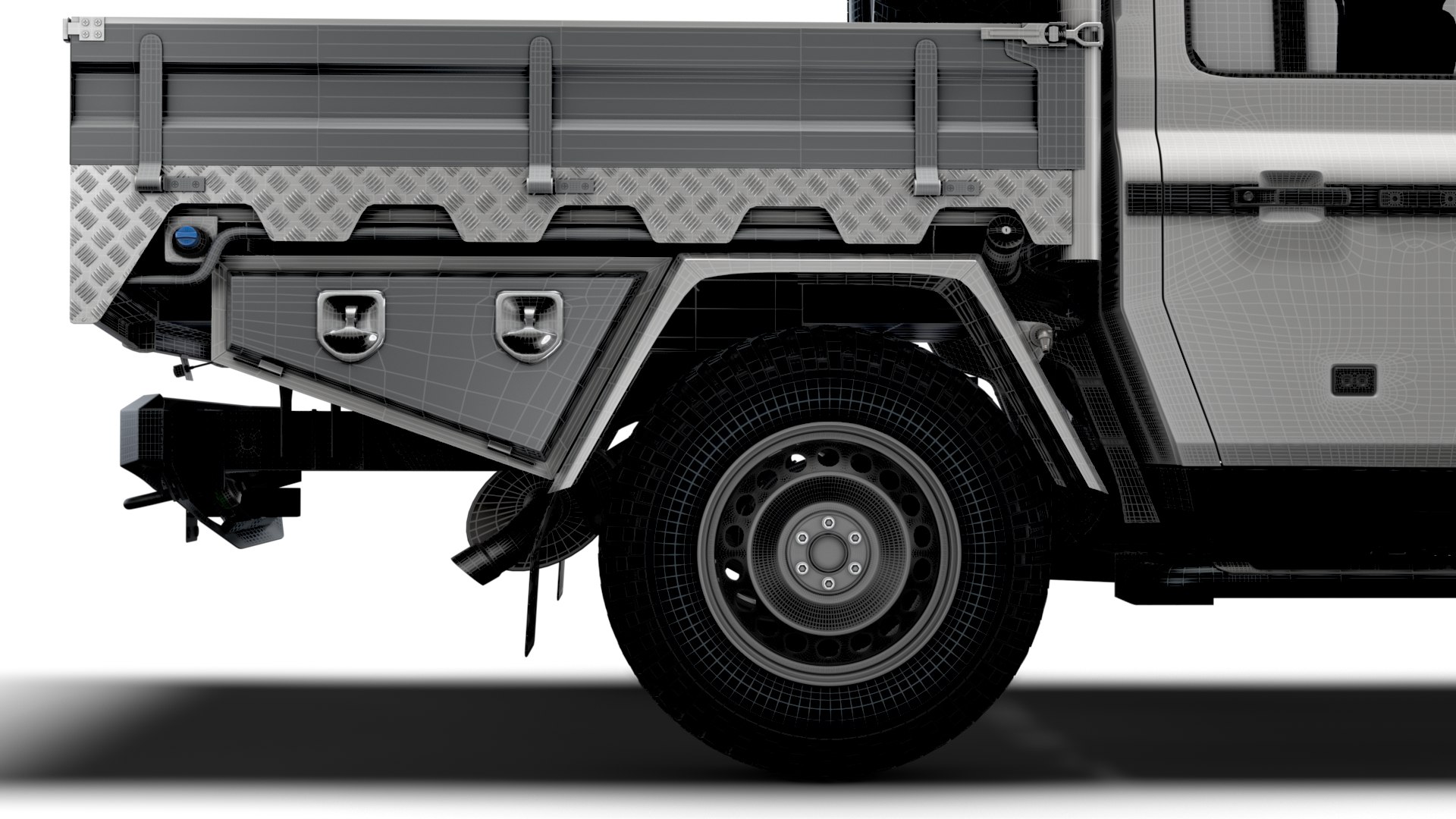 Ineos Grenadier Quartermaster Trialmaster Chassis Cab 2025 3D Model - TurboSquid 2315358