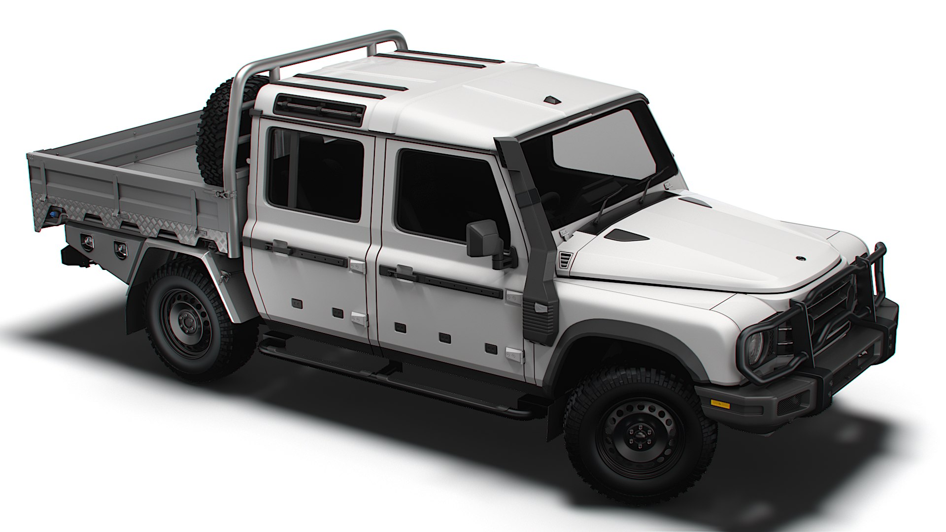 Ineos Grenadier Quartermaster Trialmaster Chassis Cab 2025 3D Model ...