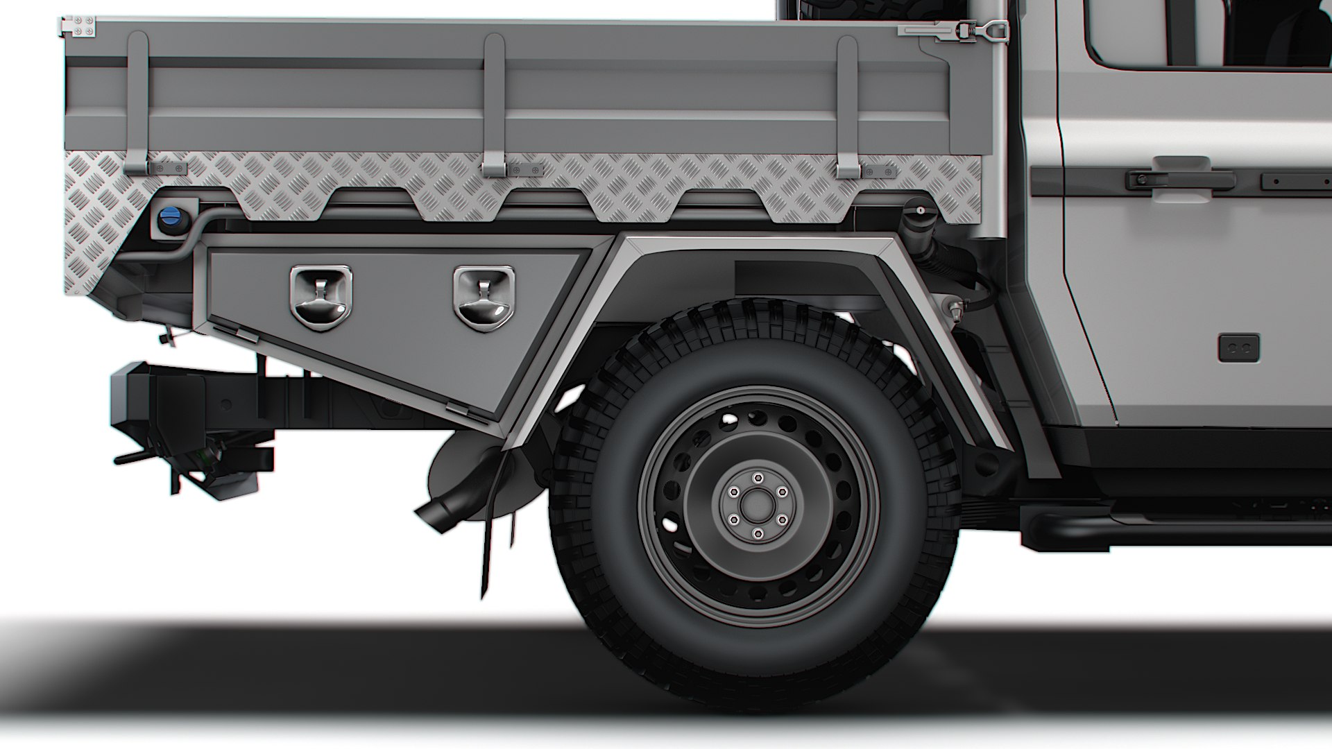 Ineos Grenadier Quartermaster Trialmaster Chassis Cab 2025 3D Model ...