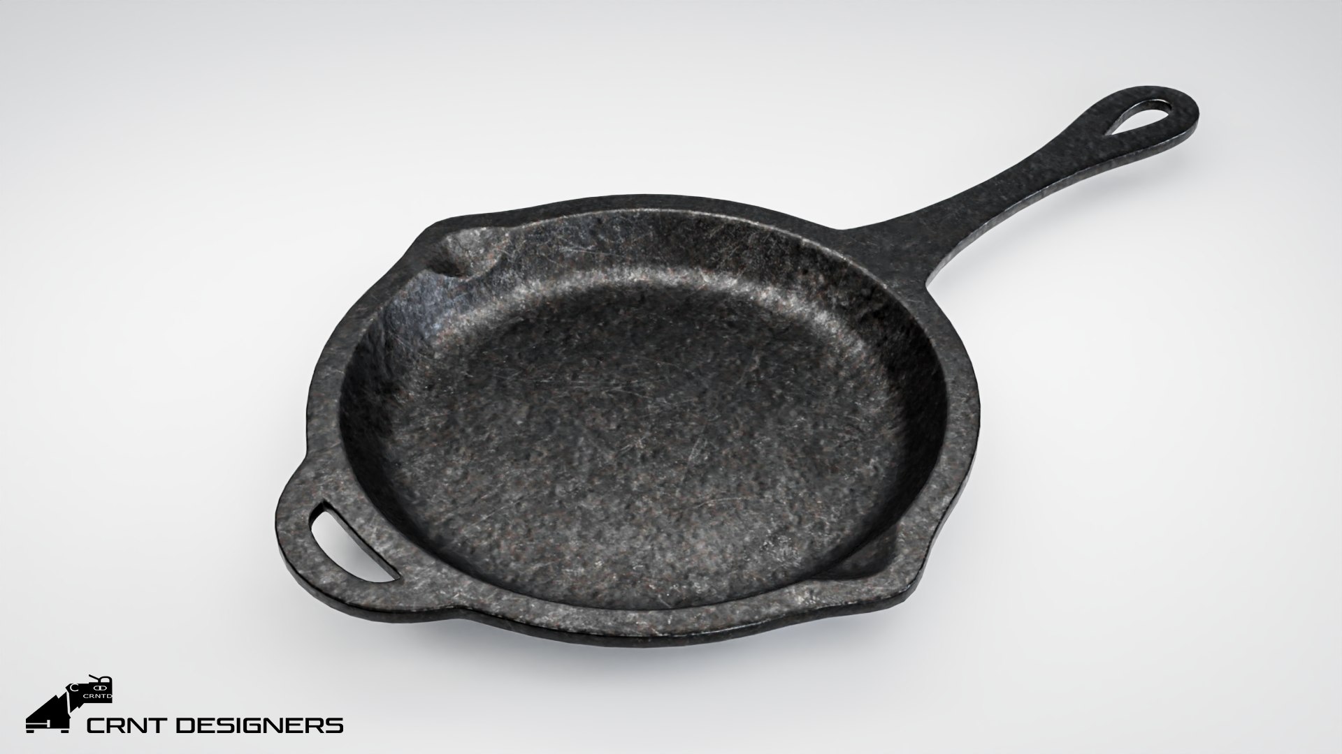 Cast Iron Frying Pan 3D Model - TurboSquid 2286729
