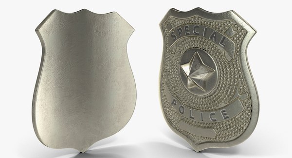 modelo 3d Colección de insignias de policía 2 - TurboSquid 2061962