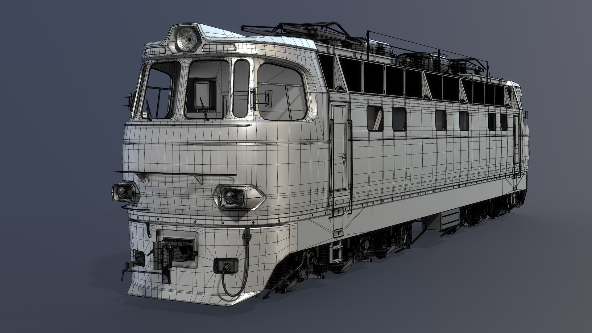 3D Soviet Train Locomotive Chs4 - TurboSquid 1221129