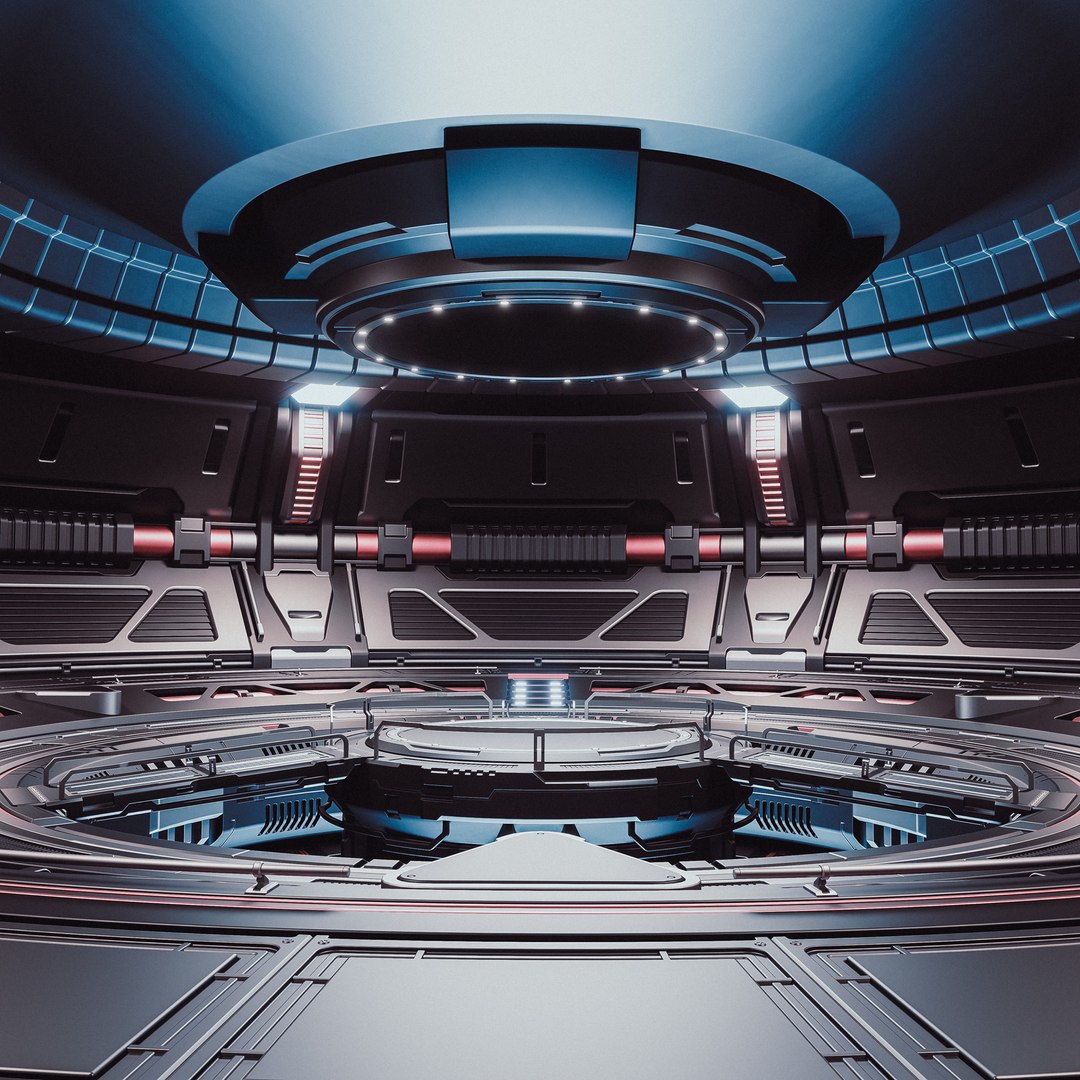 Rendering Tesla Space Sci-fi 3D Model - TurboSquid 1435523