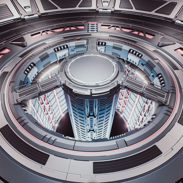 Rendering tesla space sci-fi 3D model - TurboSquid 1435523