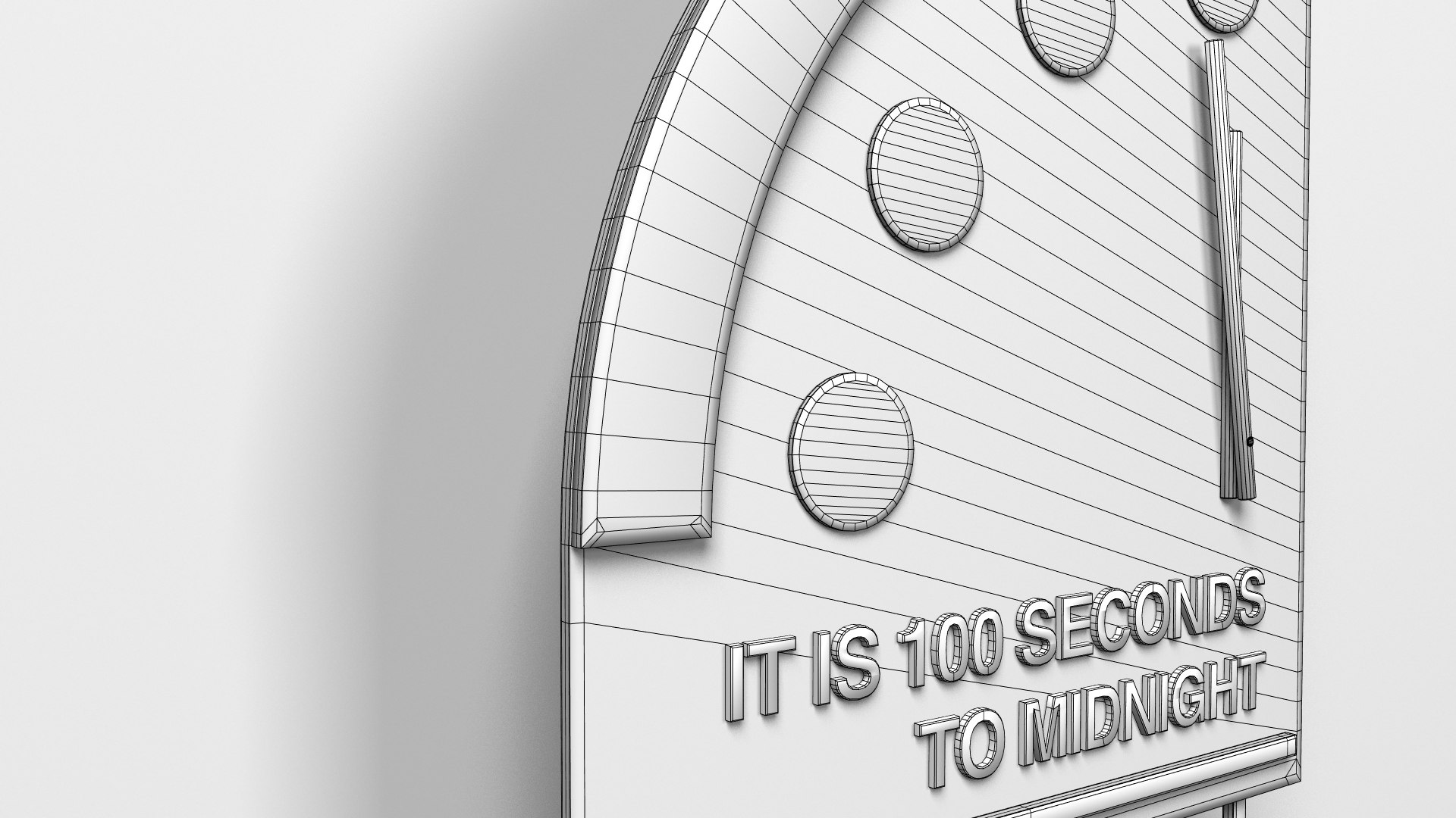 3D Model Doomsday Clock - TurboSquid 2209932