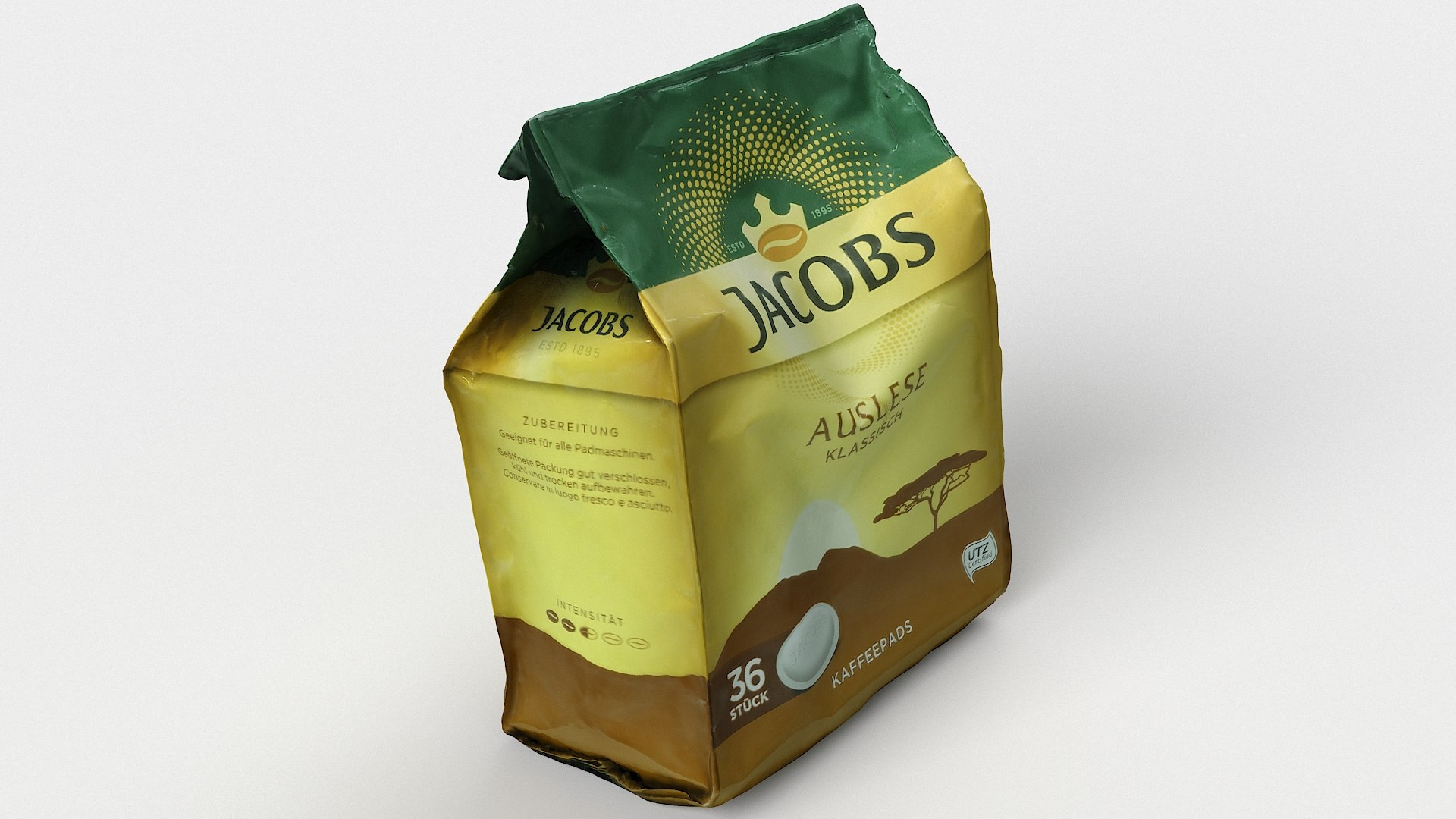 Coffee packaging 3D model - TurboSquid 1614902