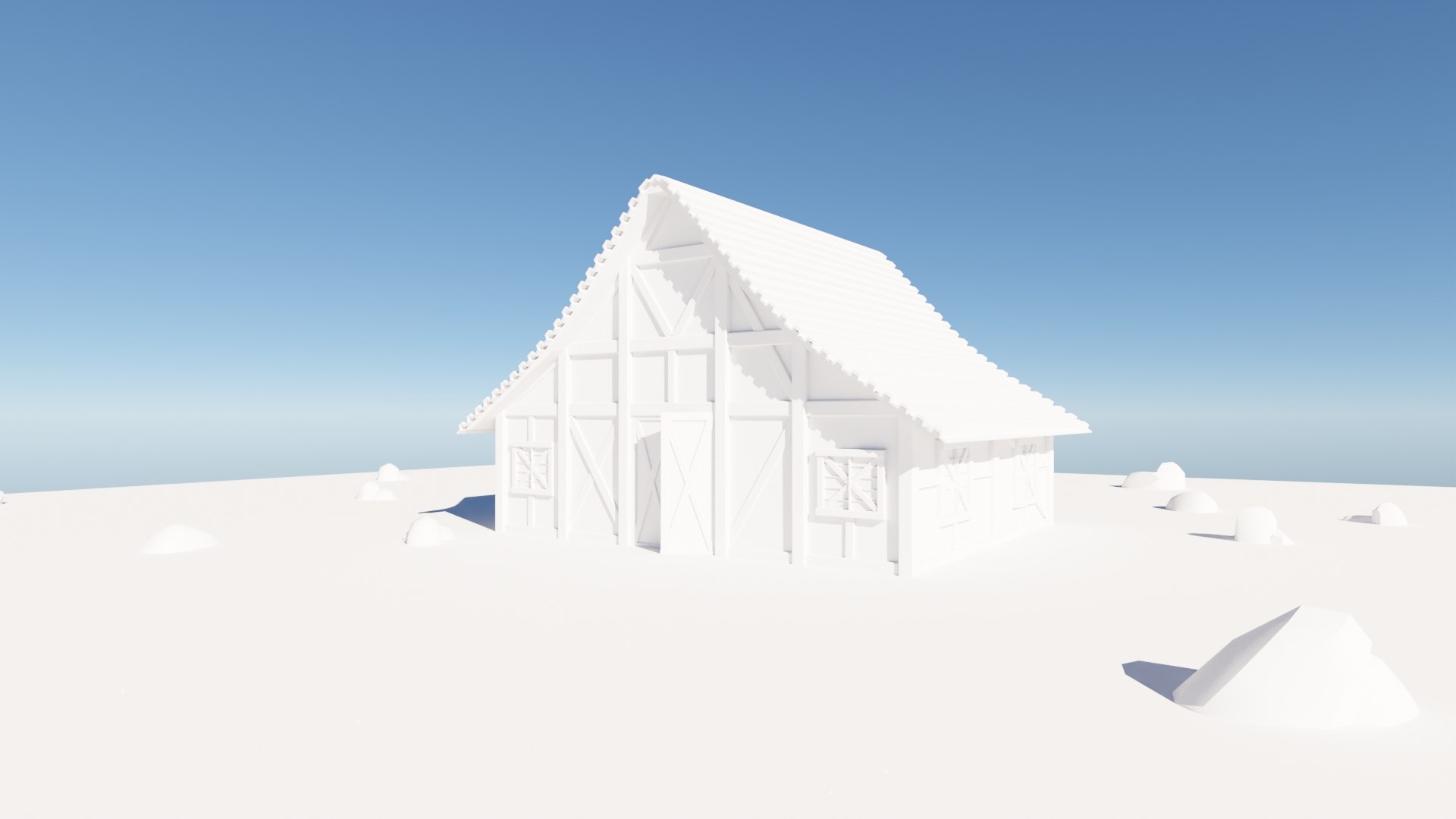 Free 3D Barn Storage House Free 3D Model - TurboSquid 2414555