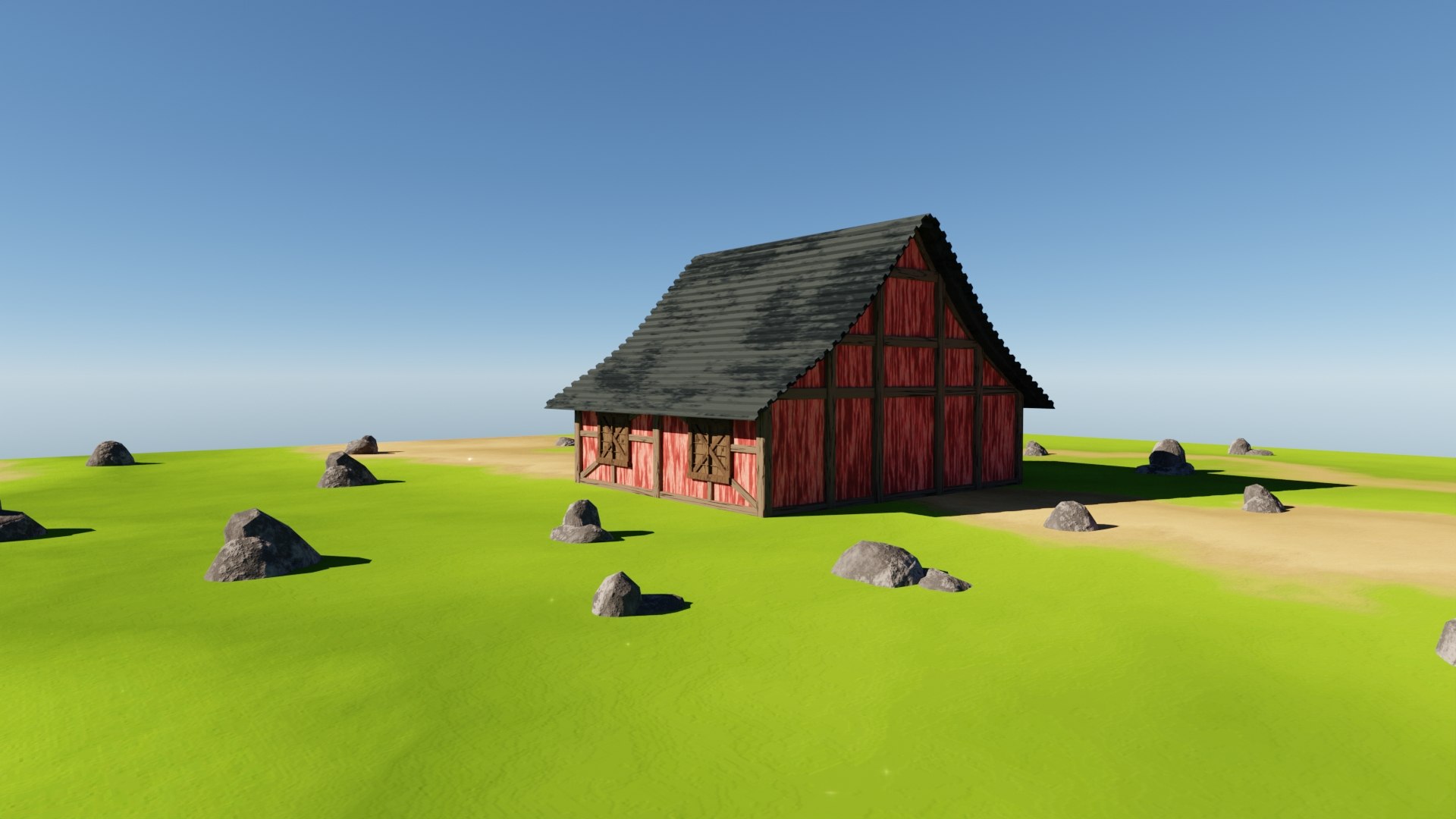 Free 3D Barn Storage House Free 3D Model - TurboSquid 2414555